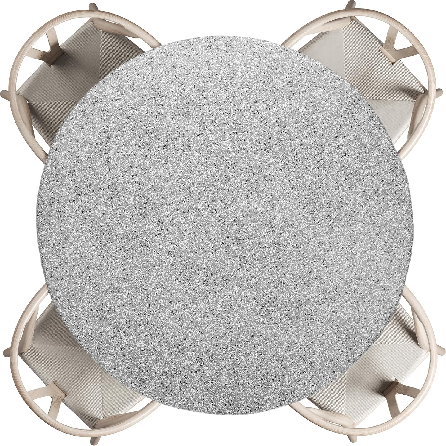 Amazon.com: uxcell Round Table Cover, Round Fitted Tablecloth with ...