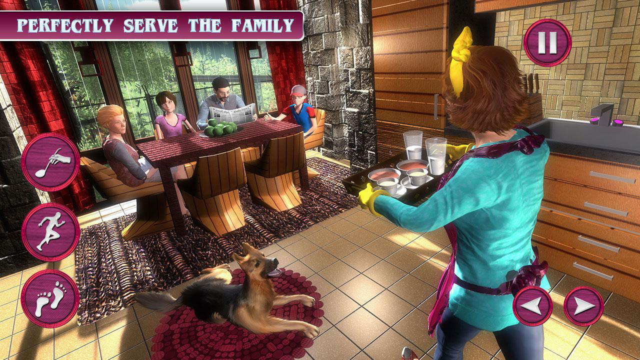 Virtual Maid Girl Simulator: Happy Family Fun Adventure Games Free For ...