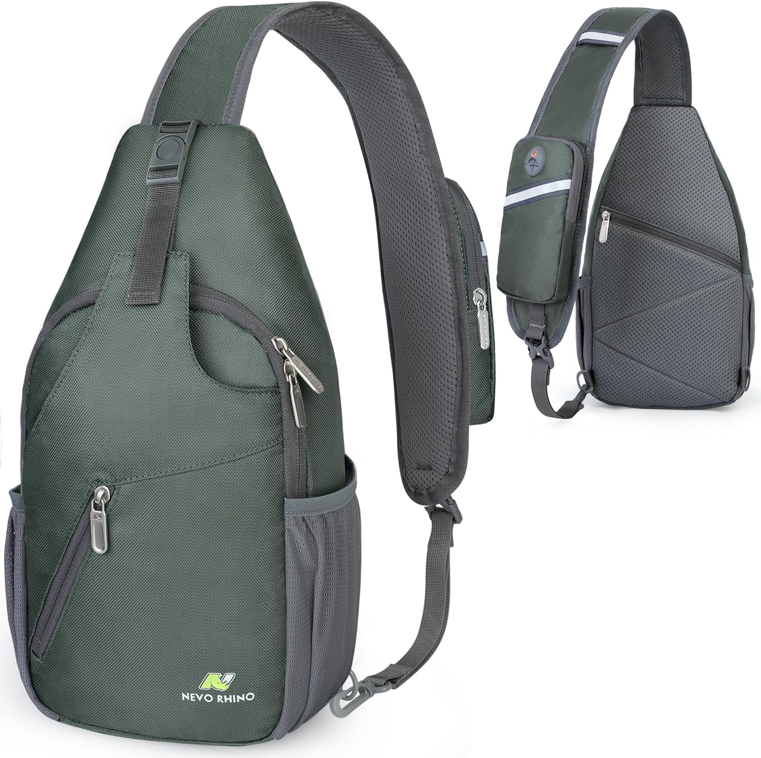 Amazon.com: N NEVO RHINO Crossbody Sling Backpack Small Sling Bag ...
