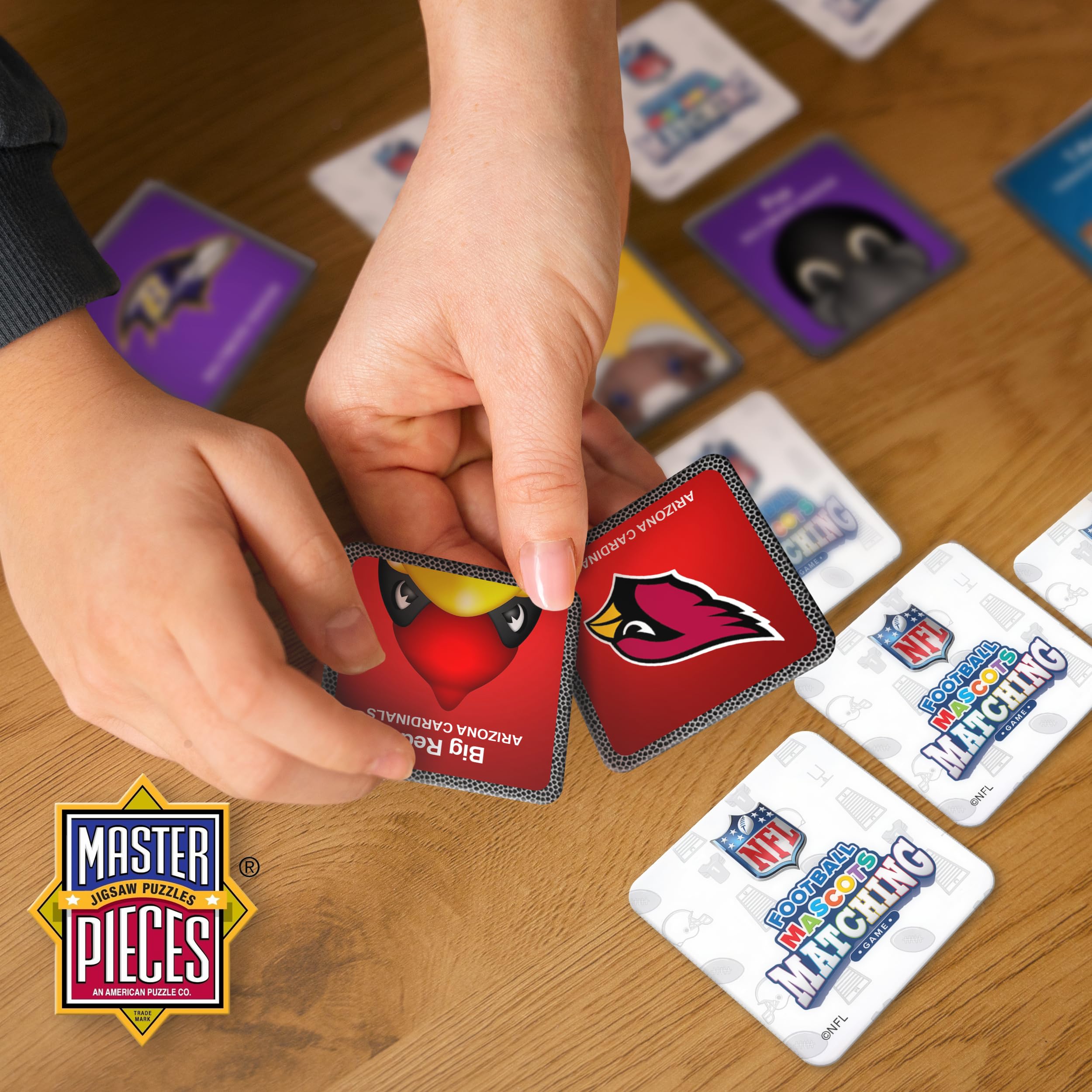 Snapklik.com : MasterPieces Sports Games - NFL Mascots Matching Game ...