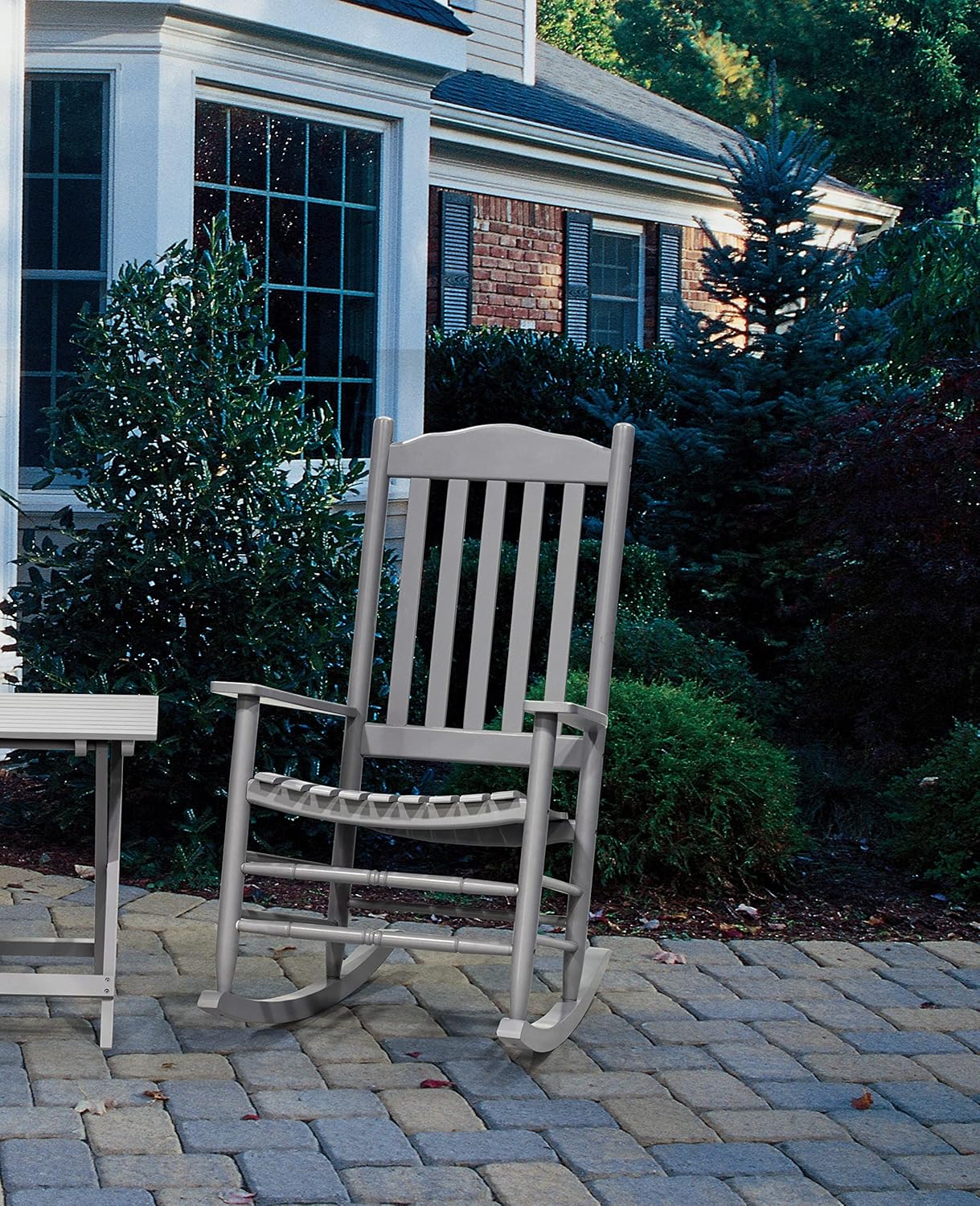 Amazon.com : D&F Design Outdoor Rocking Rocker, Wood Rocking Chair with ...