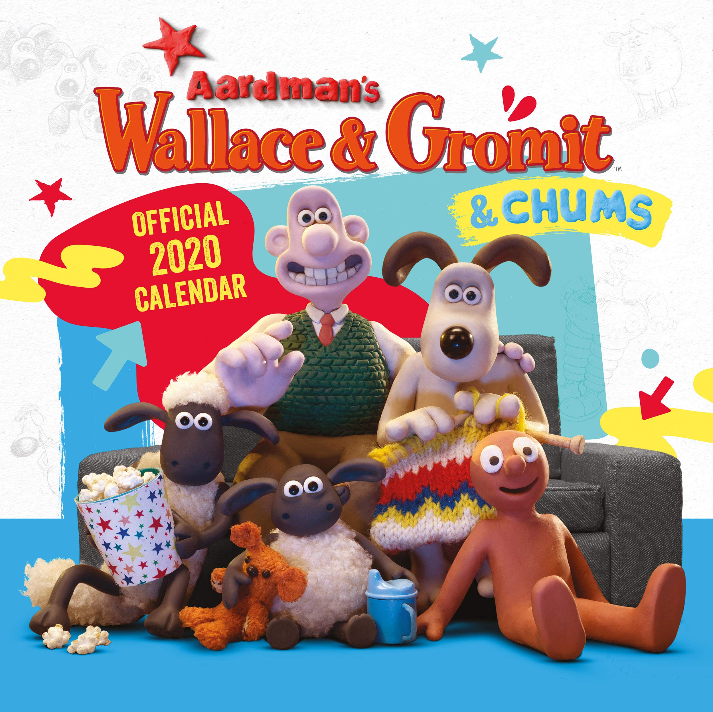 Wallace And Gromit And Aardman Characters 2020 Calendar Official Square ...