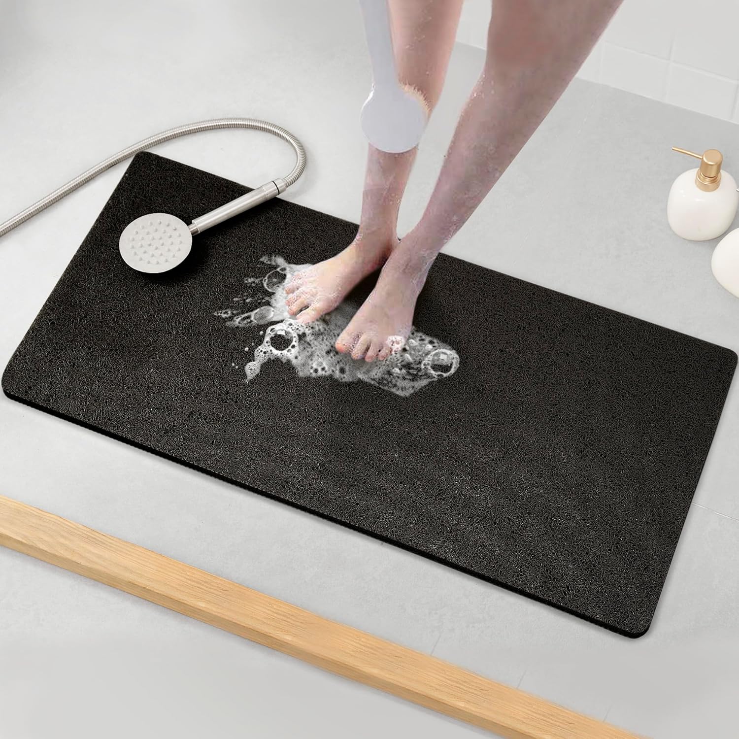 Amazon.com: Asvin Soft Textured Bath, Shower, Tub Mat, 35x16 Inch ...