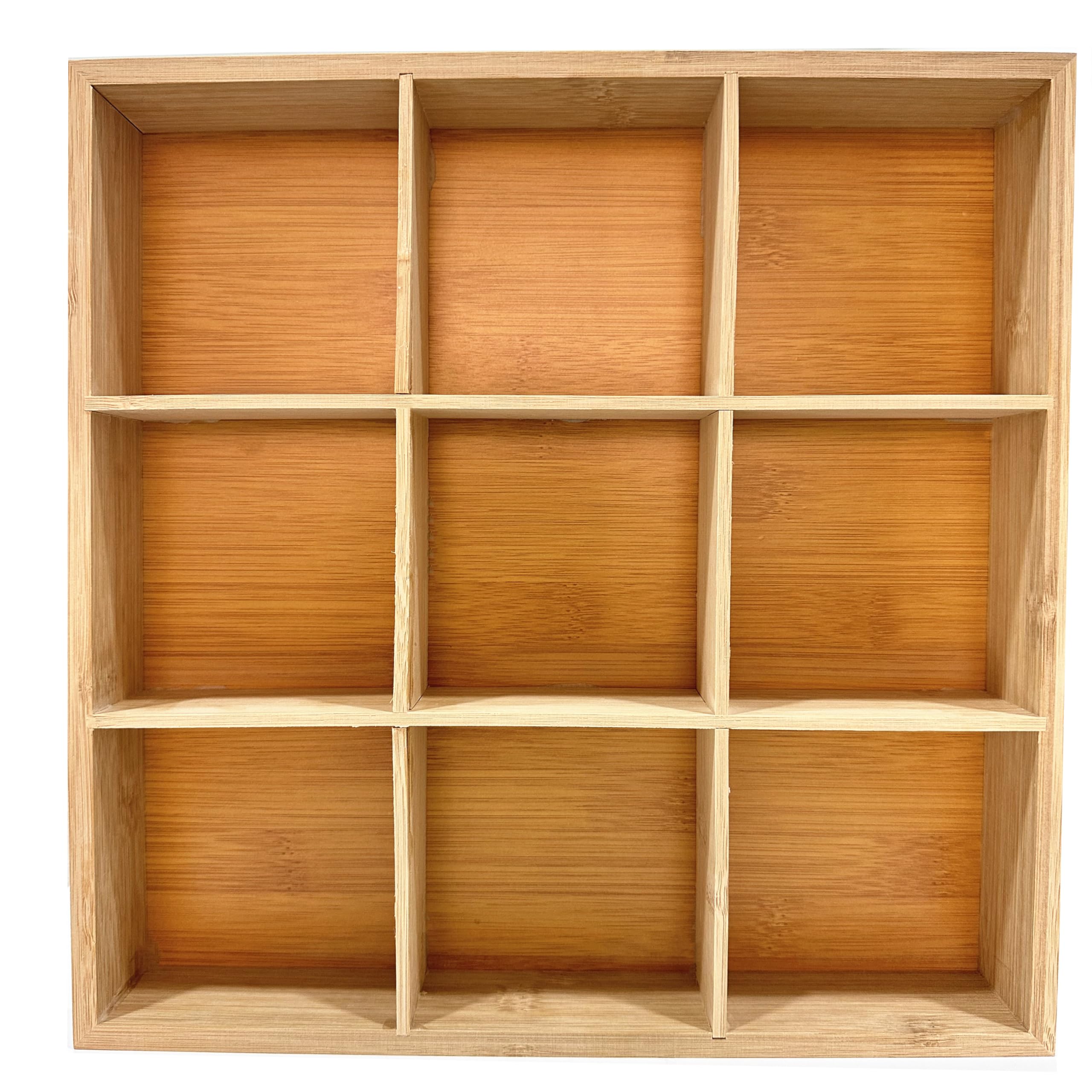 Amazon.com: DD-life Tray Bamboo Serving Tray Divided Platter Food Tray ...