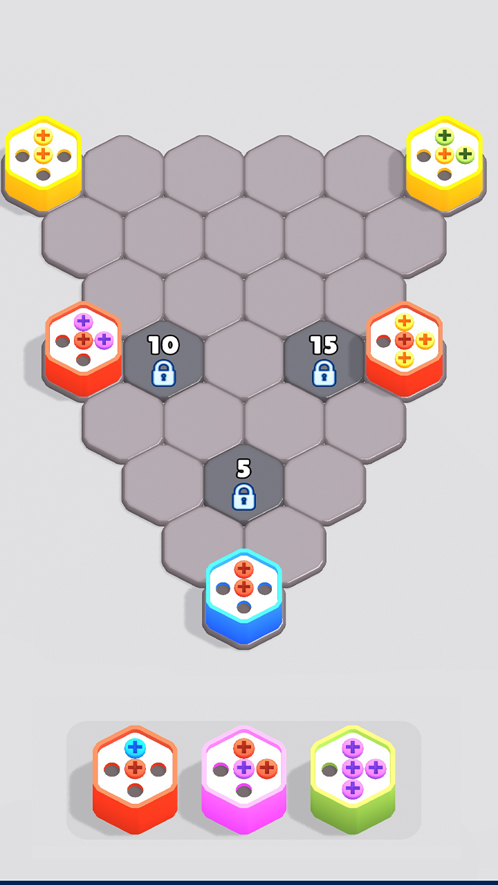 Screw Jam Hexa Color Sorting: Hexa Sort Screw_Unscrew Nuts & Bolts DIY ...