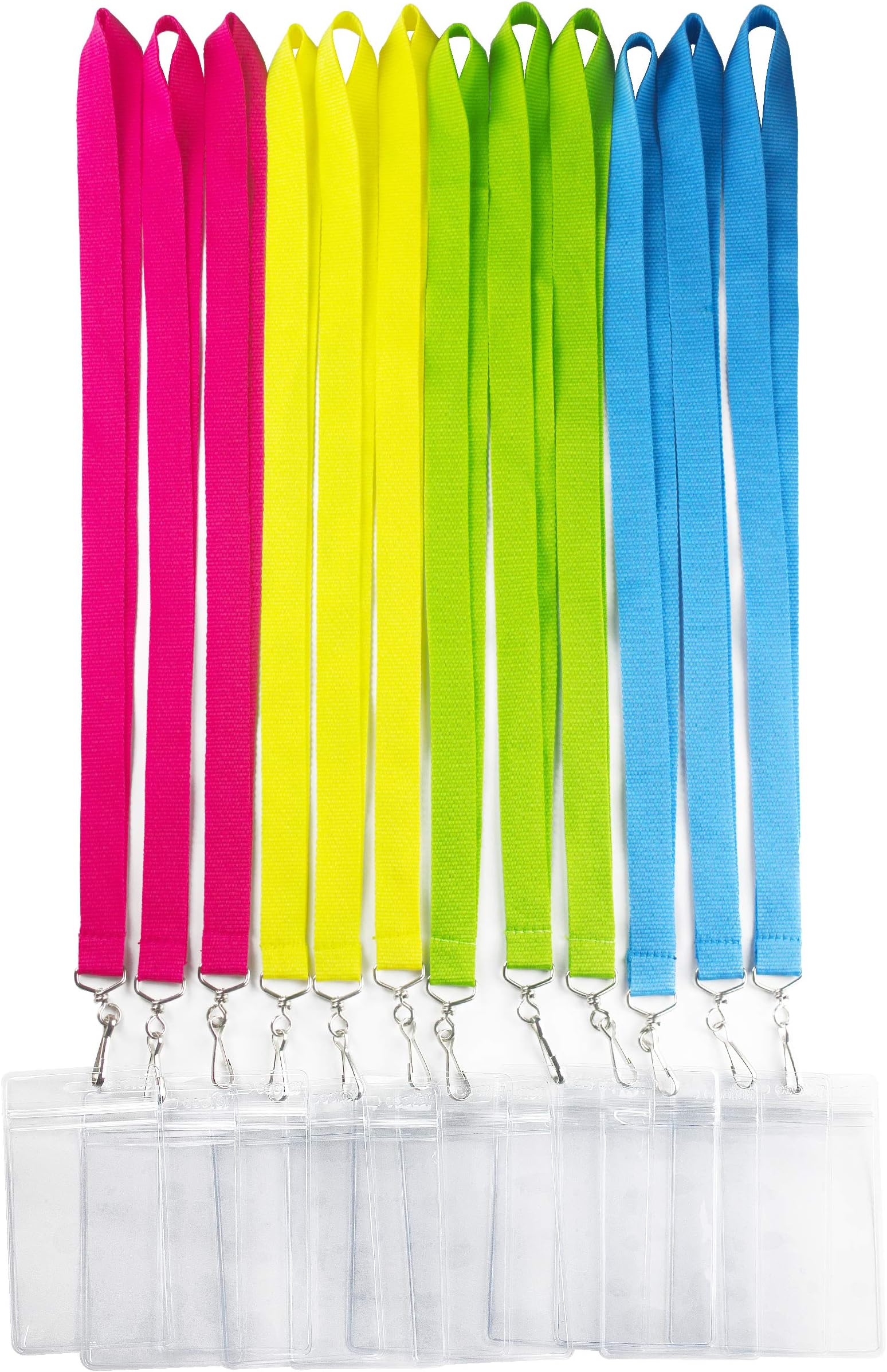 Amazon.com : 30 Pack Lanyards with ID Holder, Waterproof ID Holder with ...