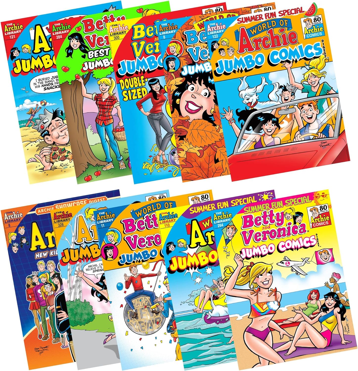 Amazon.com: Archie Comics Digest Value Pack (Includes 10 Books) : Toys ...