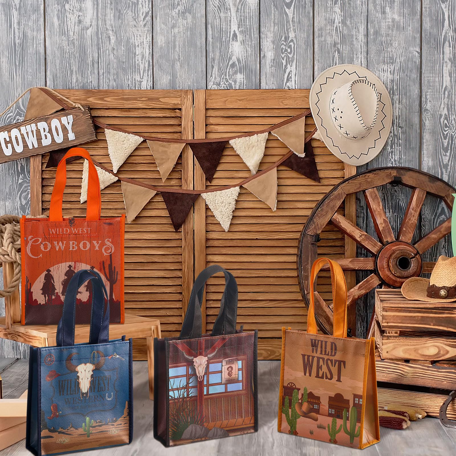 Cowboy Loot Bags Tote