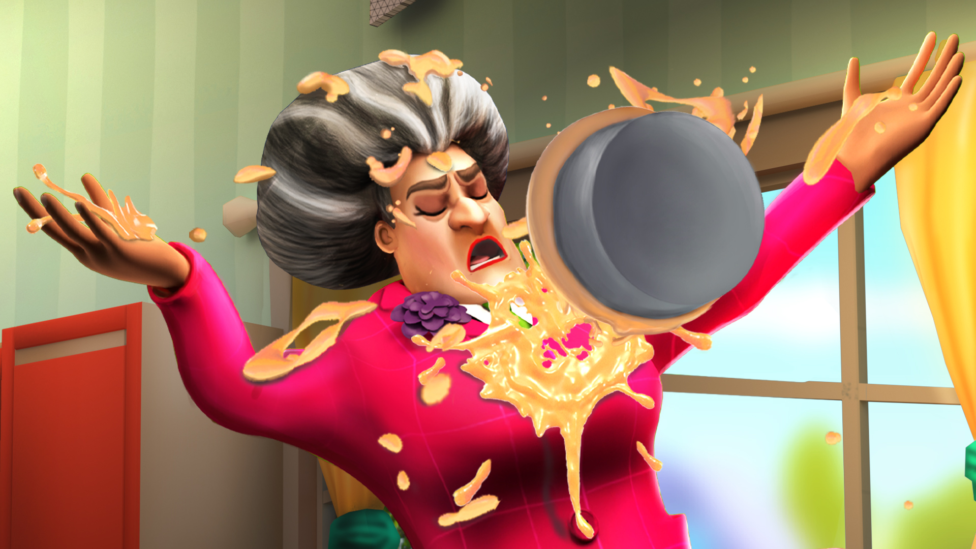 Scary Teacher Horror Shooting Game, Scary Teacher Evil Nun Games, Siren ...