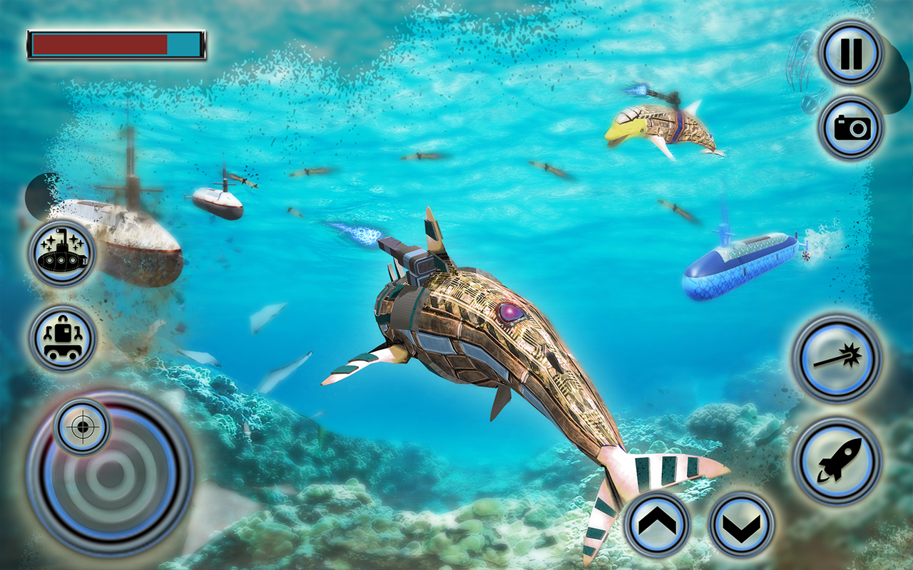 Robot Dolphin Transform Submarine: Army Robot Game - App on the Amazon ...