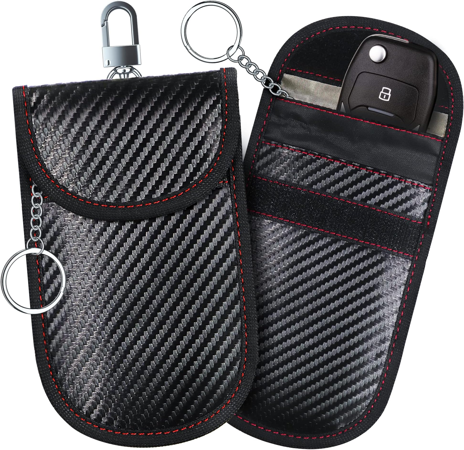 Amazon.com: TICONN 2PK Faraday Bag for Key Fob, 3.5''X5.0'' Faraday ...