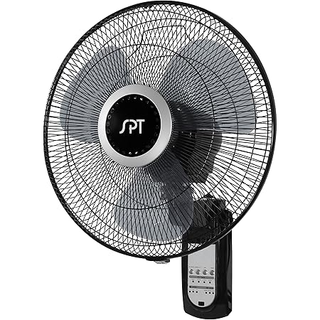 Amazon.com: Wall Mount Fan, 16 Inch 5 Blades 5 Speeds Wall Fan with ...