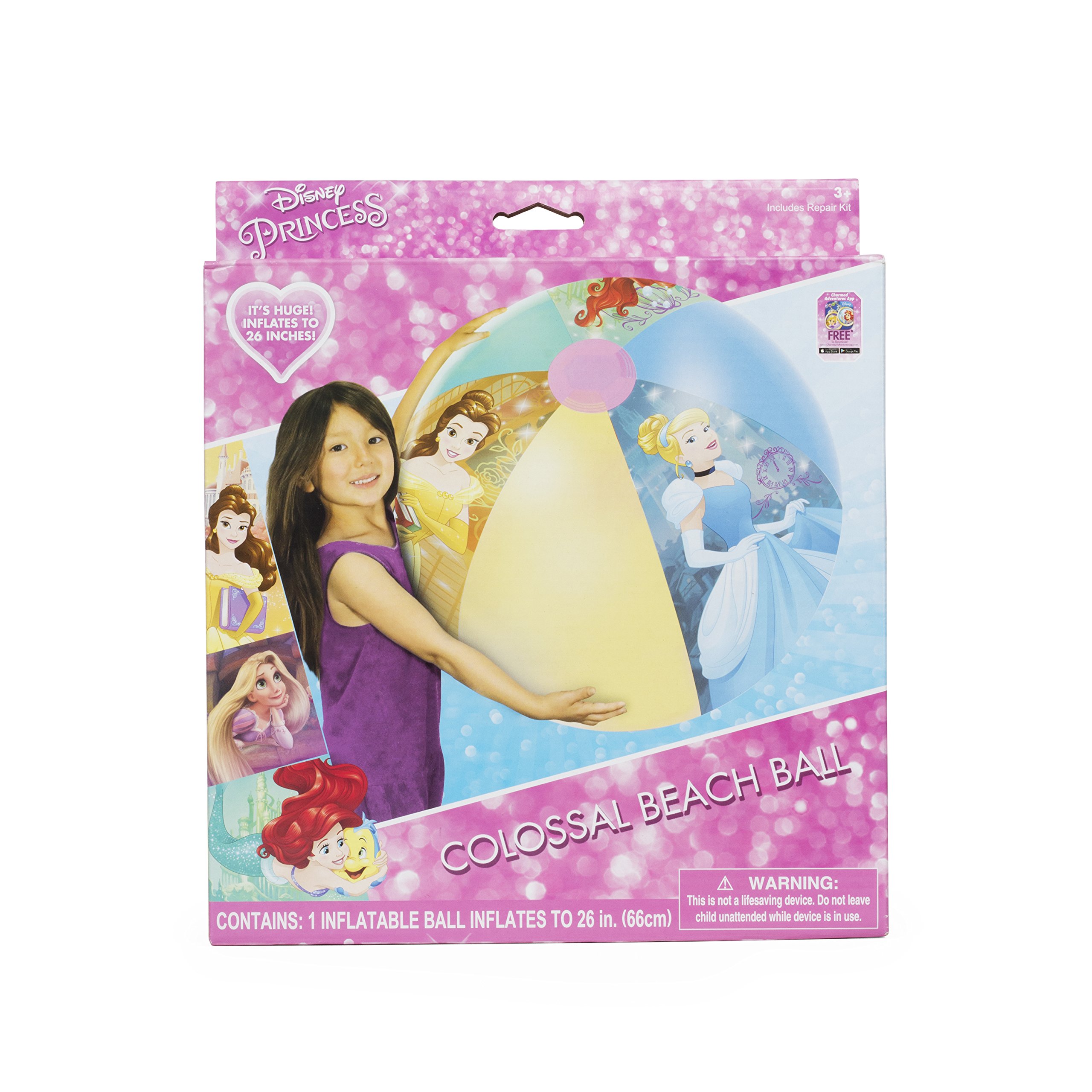 Buy Disney Princess 26 inch Colossal Jumbo Beach Ball in Box Online at ...