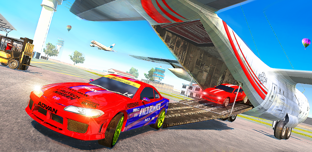 Airplane Pilot Car Transporter Games: Racing Cars Simulator-Amazonアプリ ...