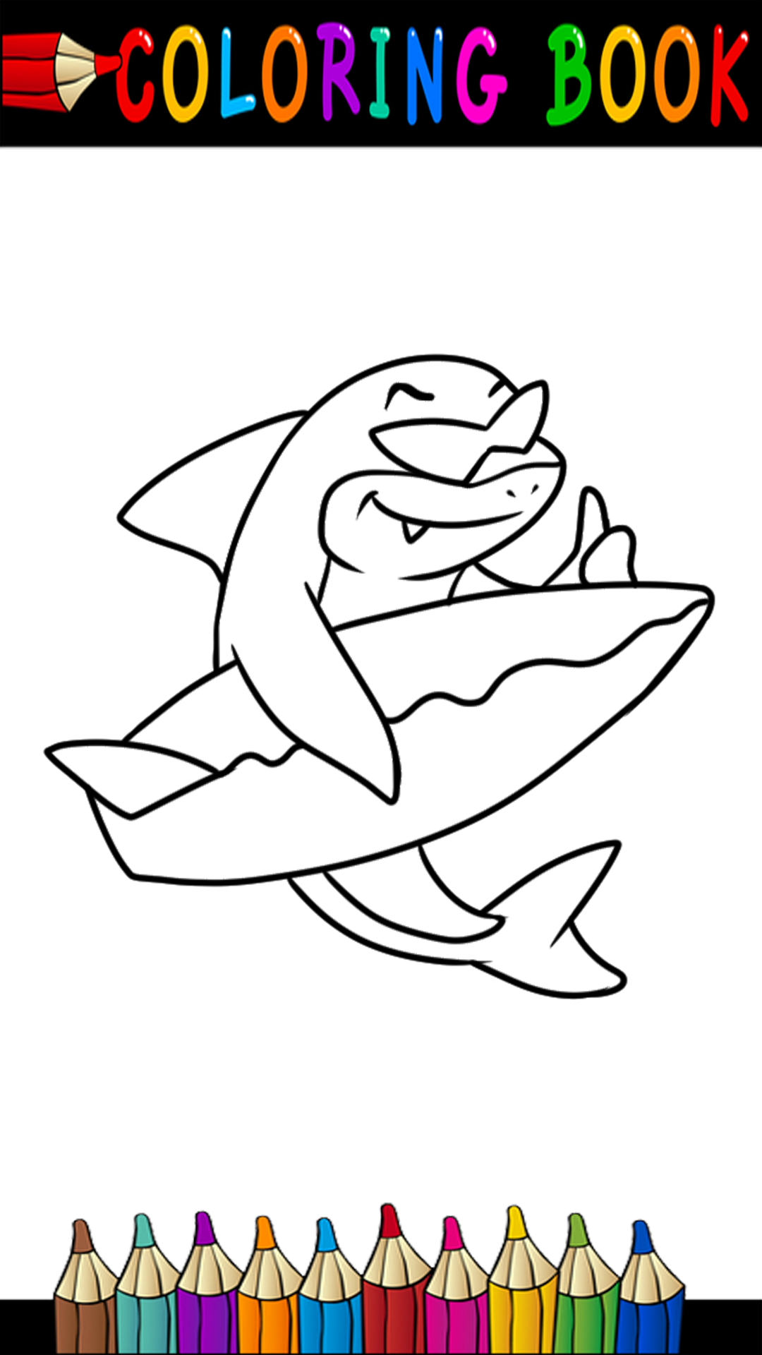 Coloring book Shark For Kids - App on Amazon Appstore