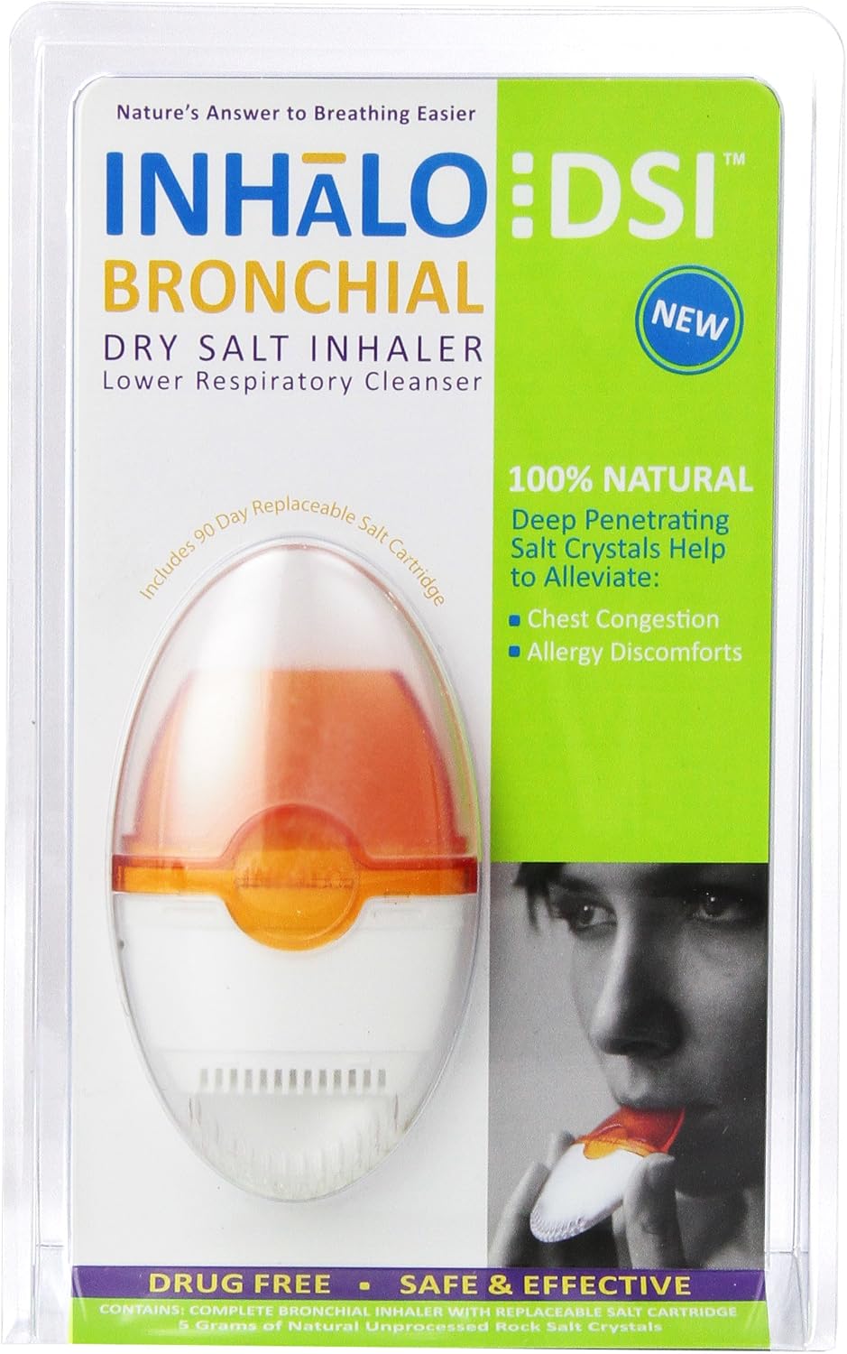 Bronchial Dry Salt Inhaler Lower Respiratory Cleanser : Amazon.co.uk ...