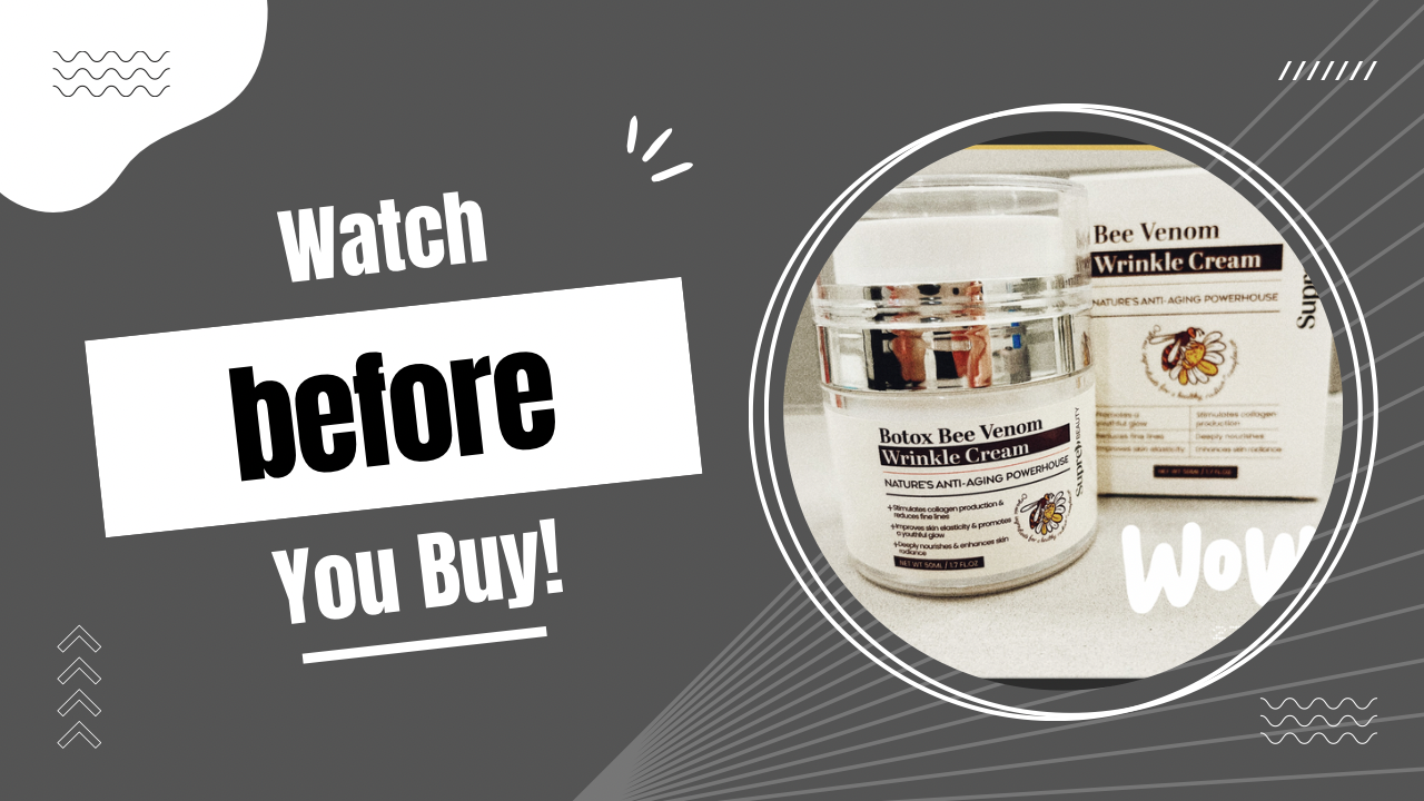 Watch Honest review of SupreH bee venom anti wrinkle cream! #sponsored ...