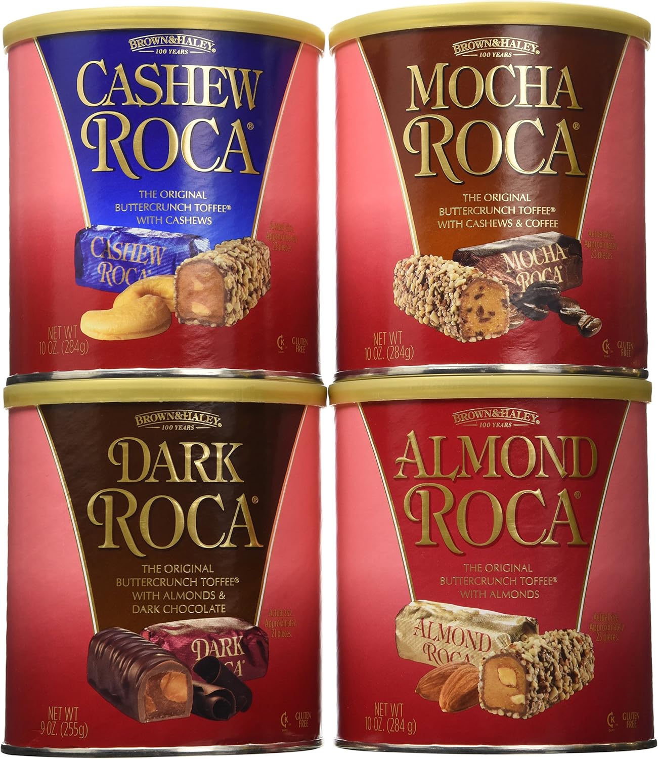 Brown and Haley Dark Roca, Almond Roca, Cashew Roca, Mocha Roca Tote ...