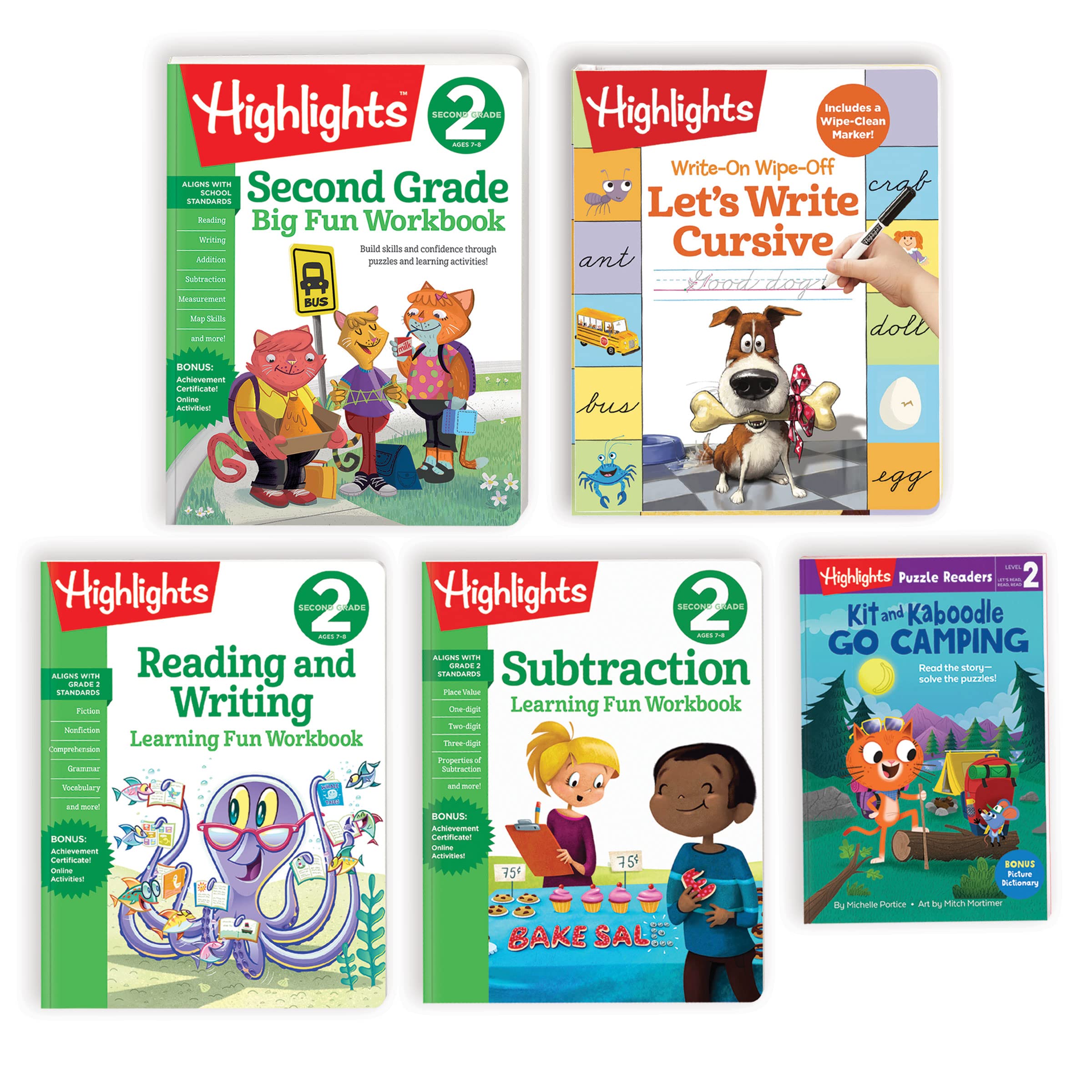 Snapklik.com : Highlights For Children School Success Pack Second Grade