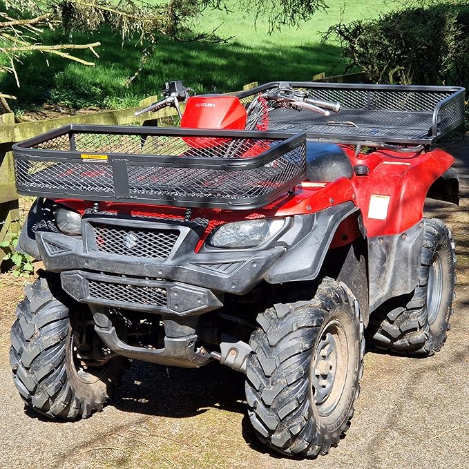 ATV Transport Box | Tool and Luggage Storage Basket | Rack Mounted ...