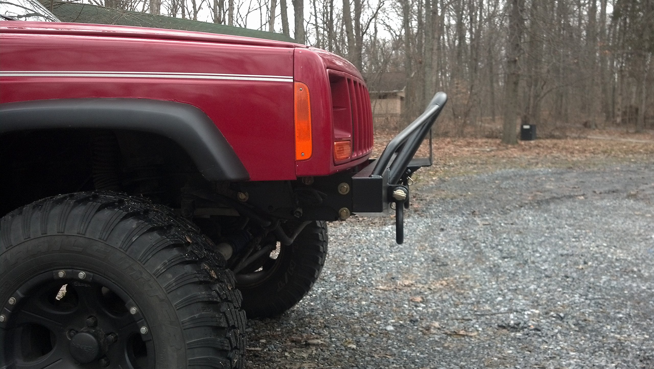 Elite Prerunner Winch Front Bumperjeep Cherokee Xj