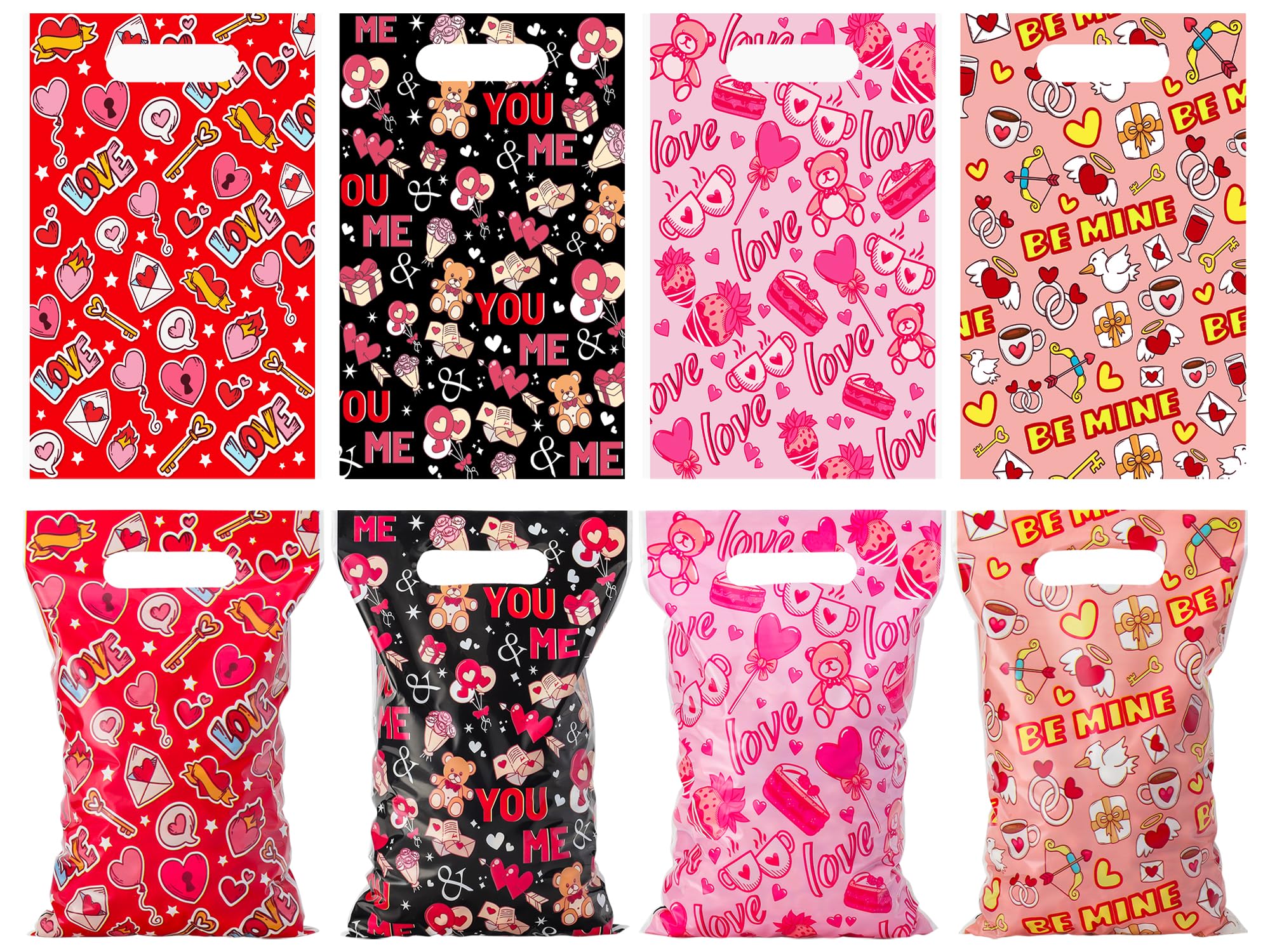 Amazon.com: BLEWINDZ 40 Pcs Valentine's Day Gift Bags, Valentines Candy ...