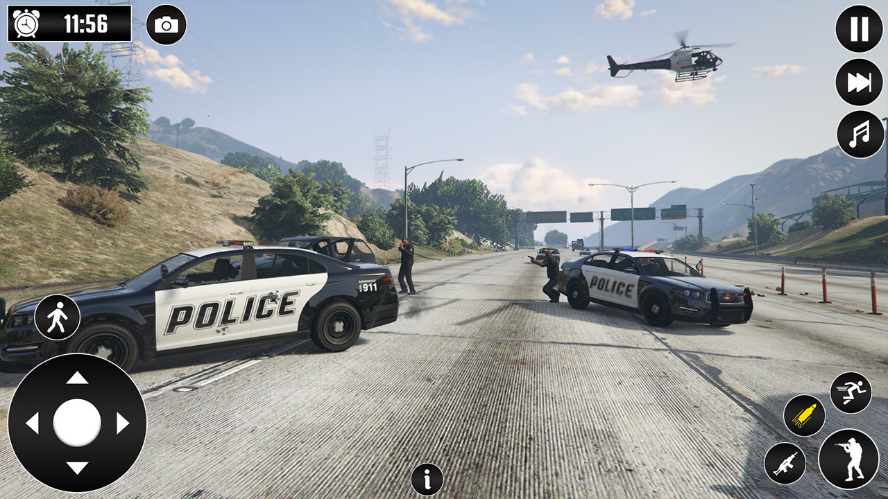 Police Car Driving Chase Gangster Crime Simulator: Police Racing Car ...