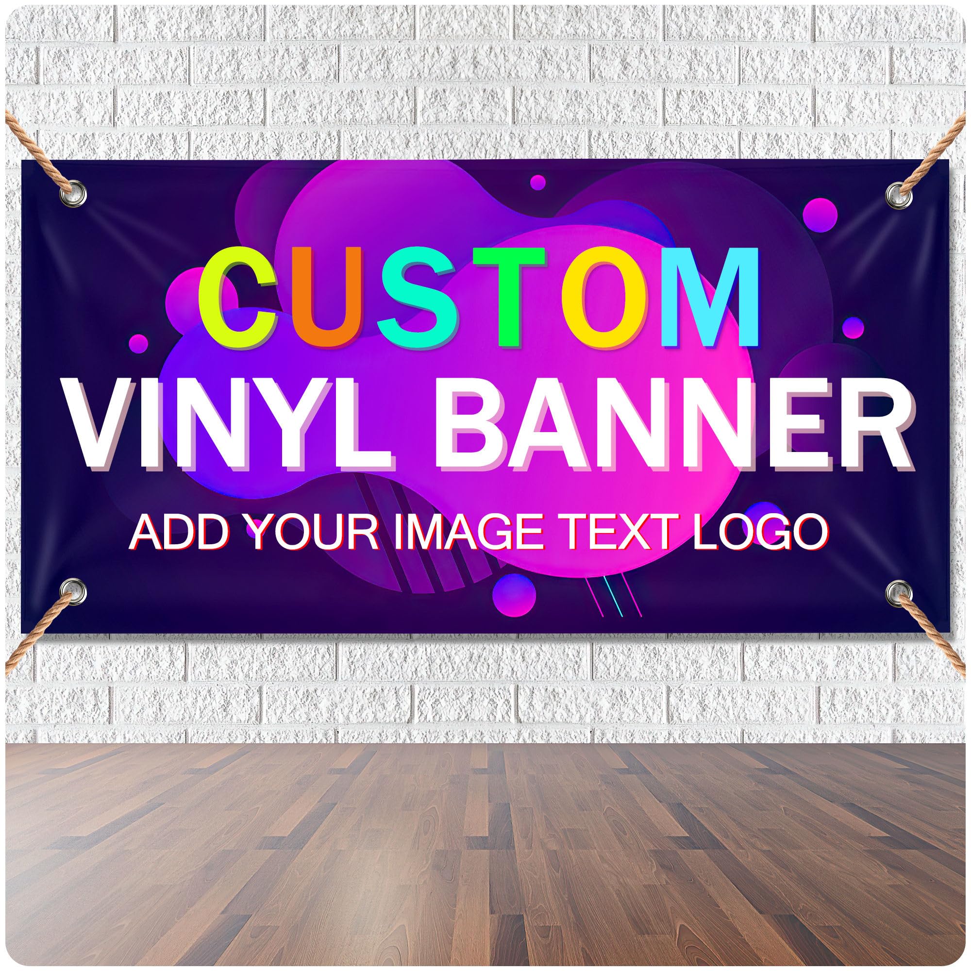 Amazon.com: Custom Banners and Signs Customize, Custom Vinyl Banner ...