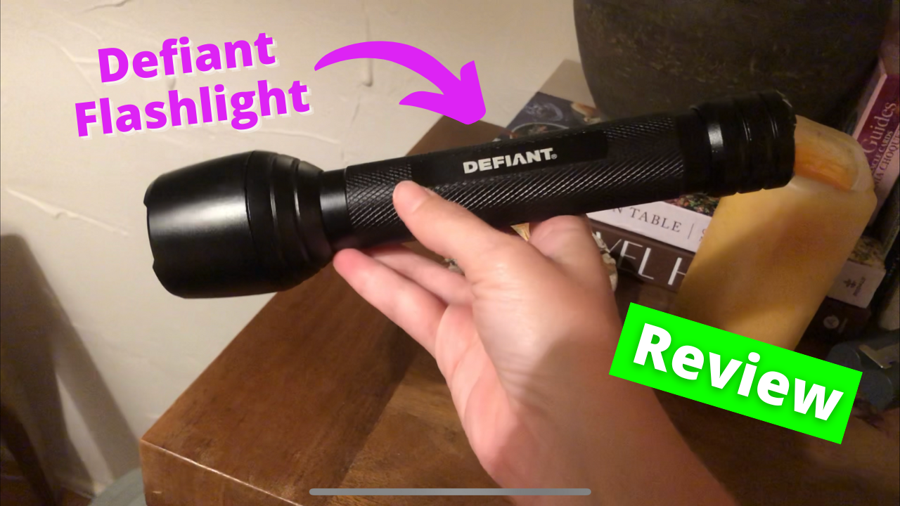 Watch Defiant Flashlight Review on Amazon Live