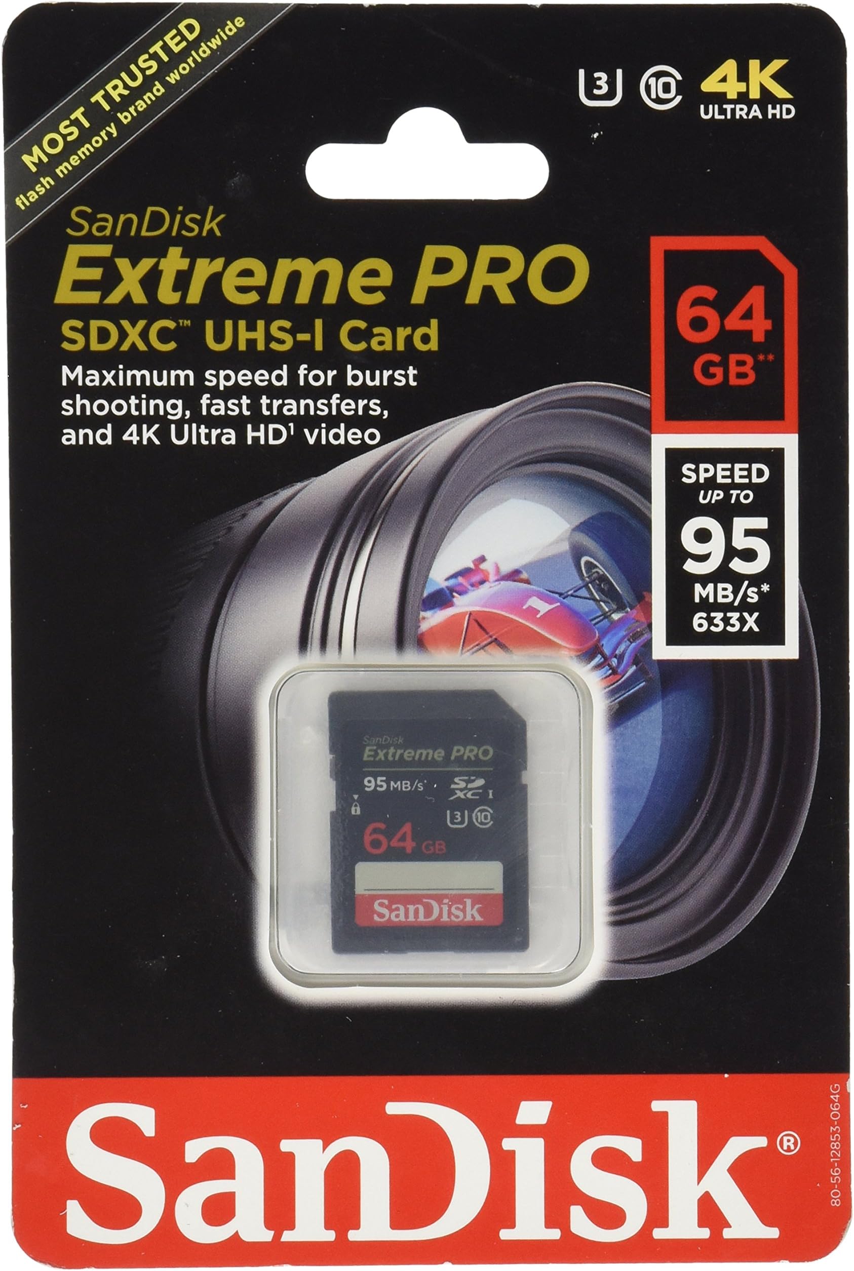 Amazon.com: Kingston 64GB SDHC Canvas Select Plus 100MB/s Read Class 10 ...