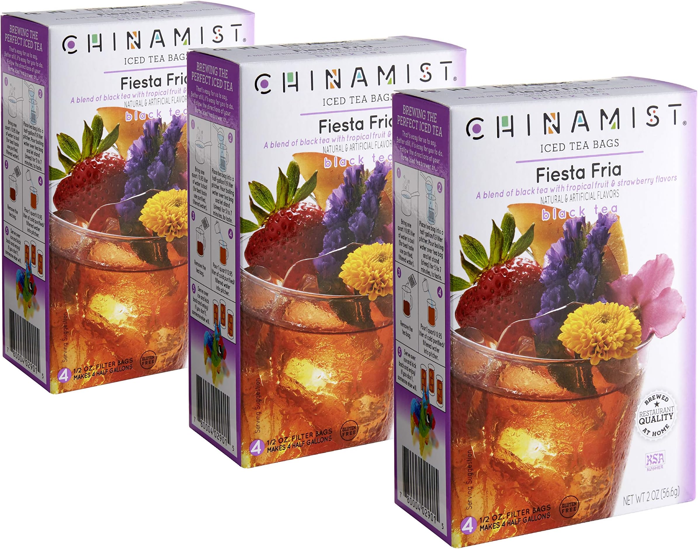 Amazon.com : China Mist Iced Tea Brew at Home Iced Tea, Passion Fruit ...