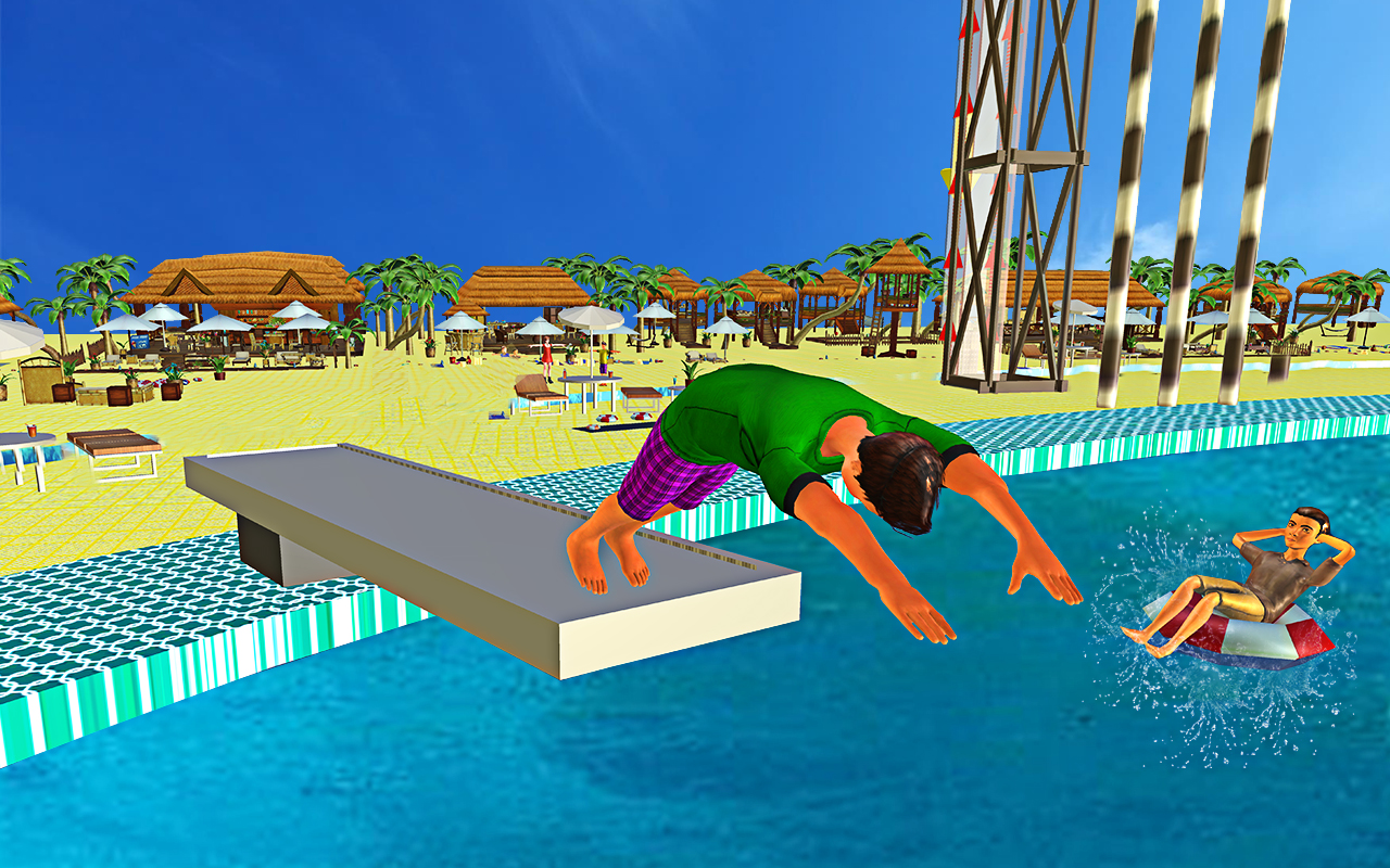 Water Slide Flip Park Uphill Sliding Stunts:Amazon.co.uk:Appstore for ...