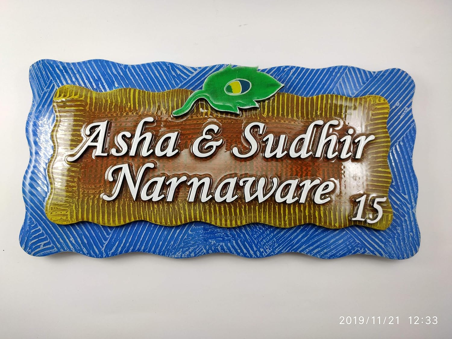 Buy Handcraft India Wooden Name Plate I Customized Name Plate I Door buy-handcraft-india-wooden-name-plate-i-customized-name-plate-i-door