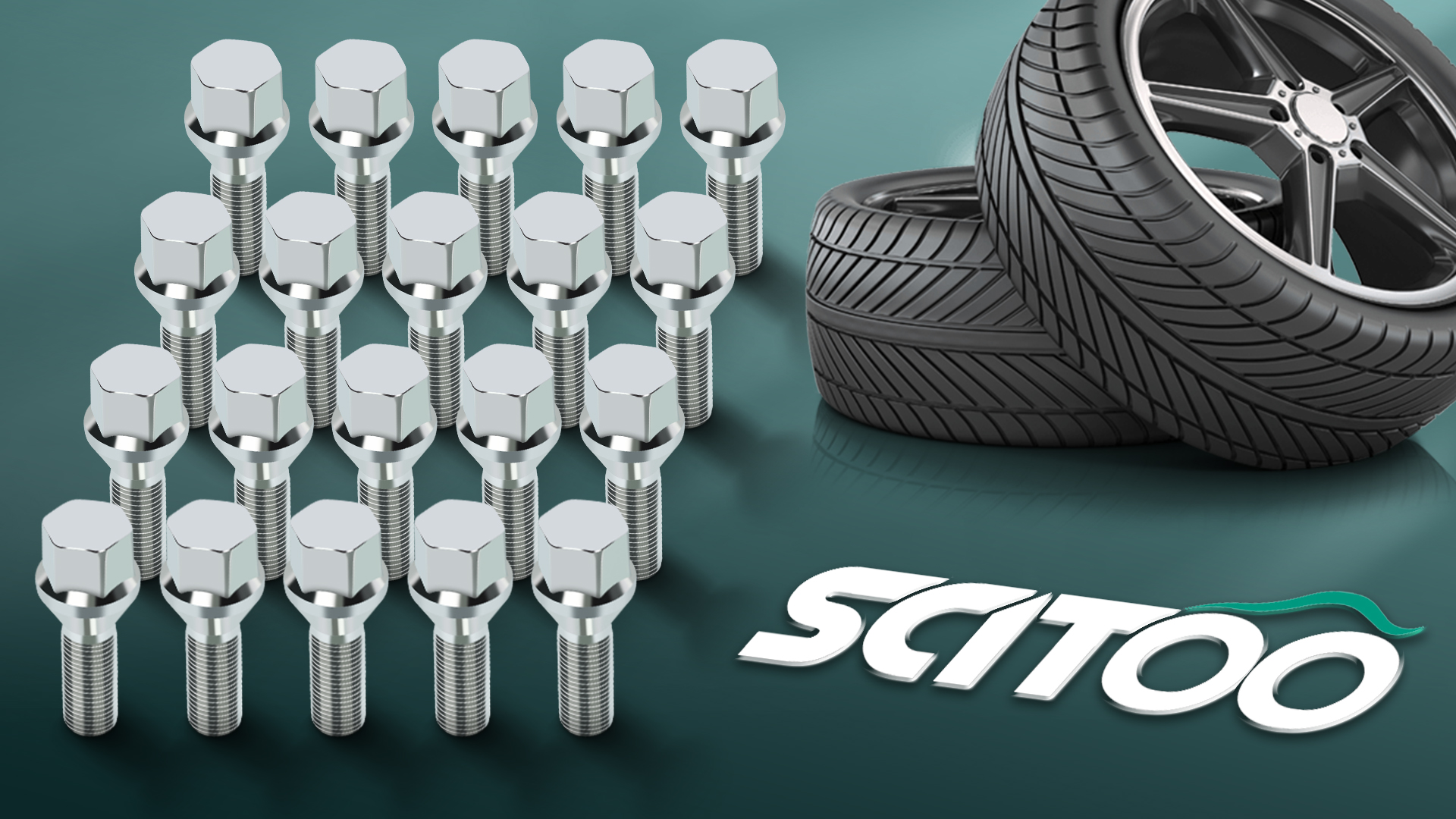 Wheel Bolts Aazon.co: SCITOO 12x1.25 Wheel Lug Bolt 12x1.25 Lug Nut ...