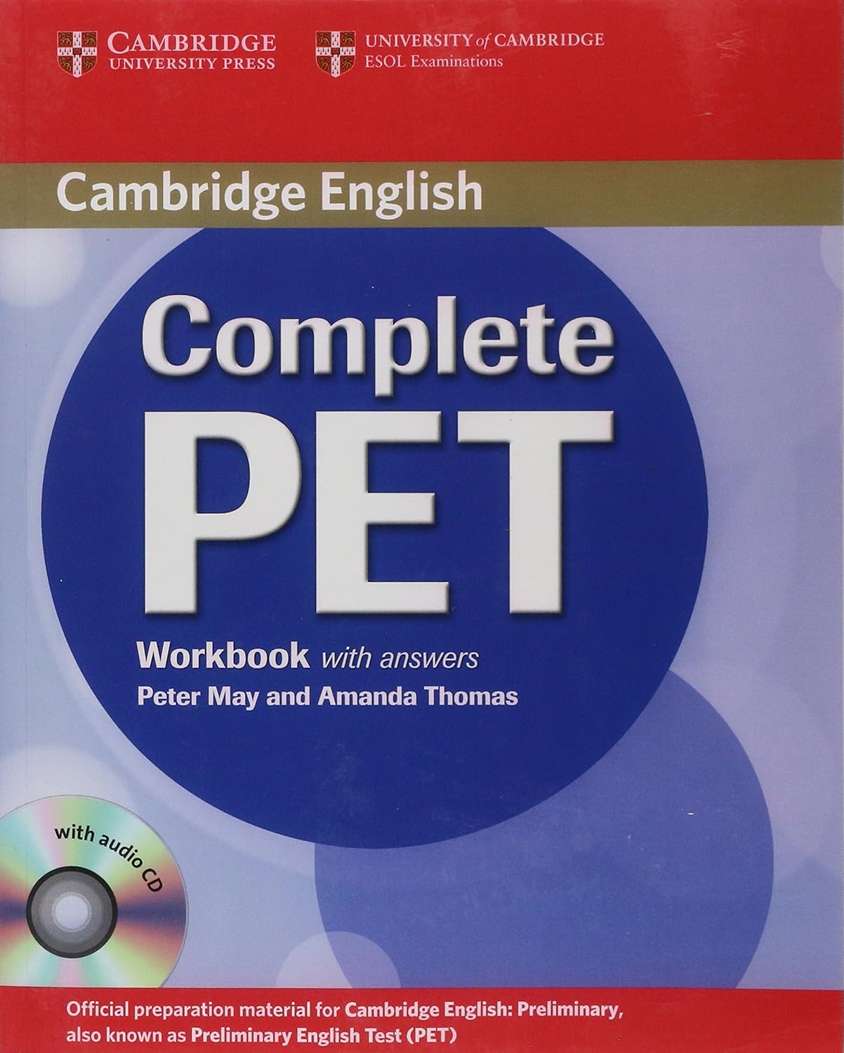 Amazon.com: Complete PET Workbook with answers with Audio CD ...