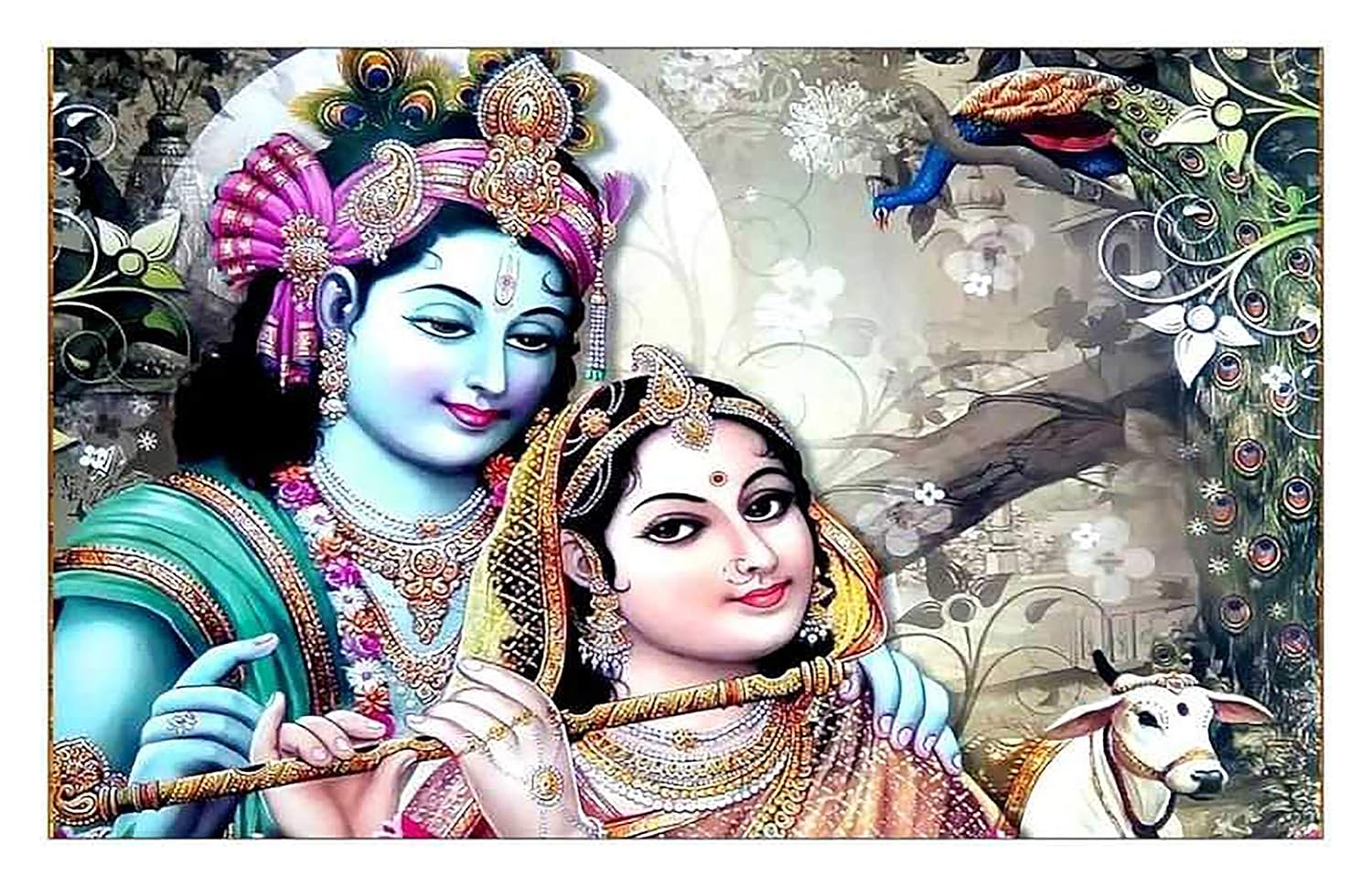 BALDAU PRINTS God Krishna Ji Poster For Room |krishna poster | krishna ...