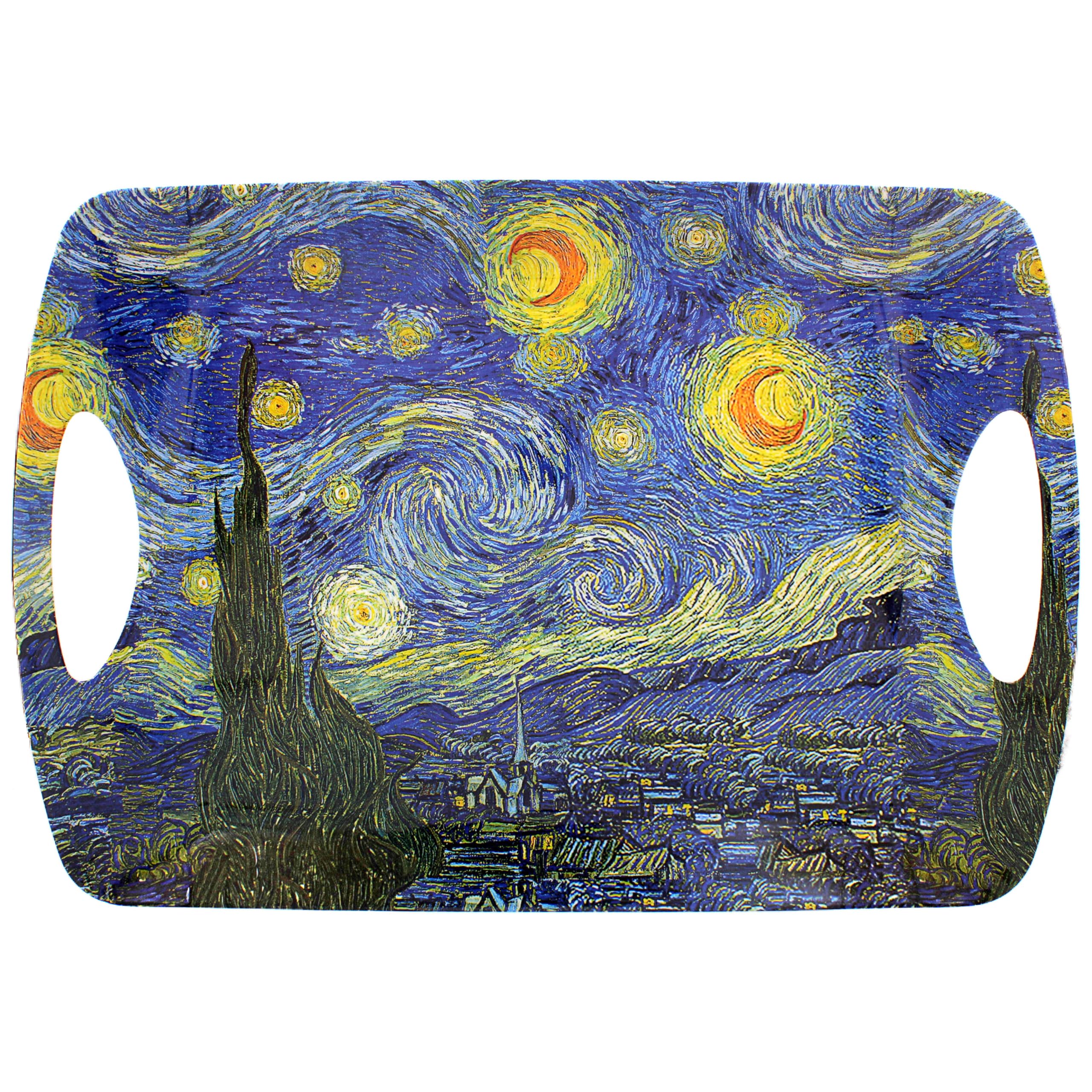 The Leonardo Collection Van Gogh Tray Large | Dinner Tray for Multiple ...