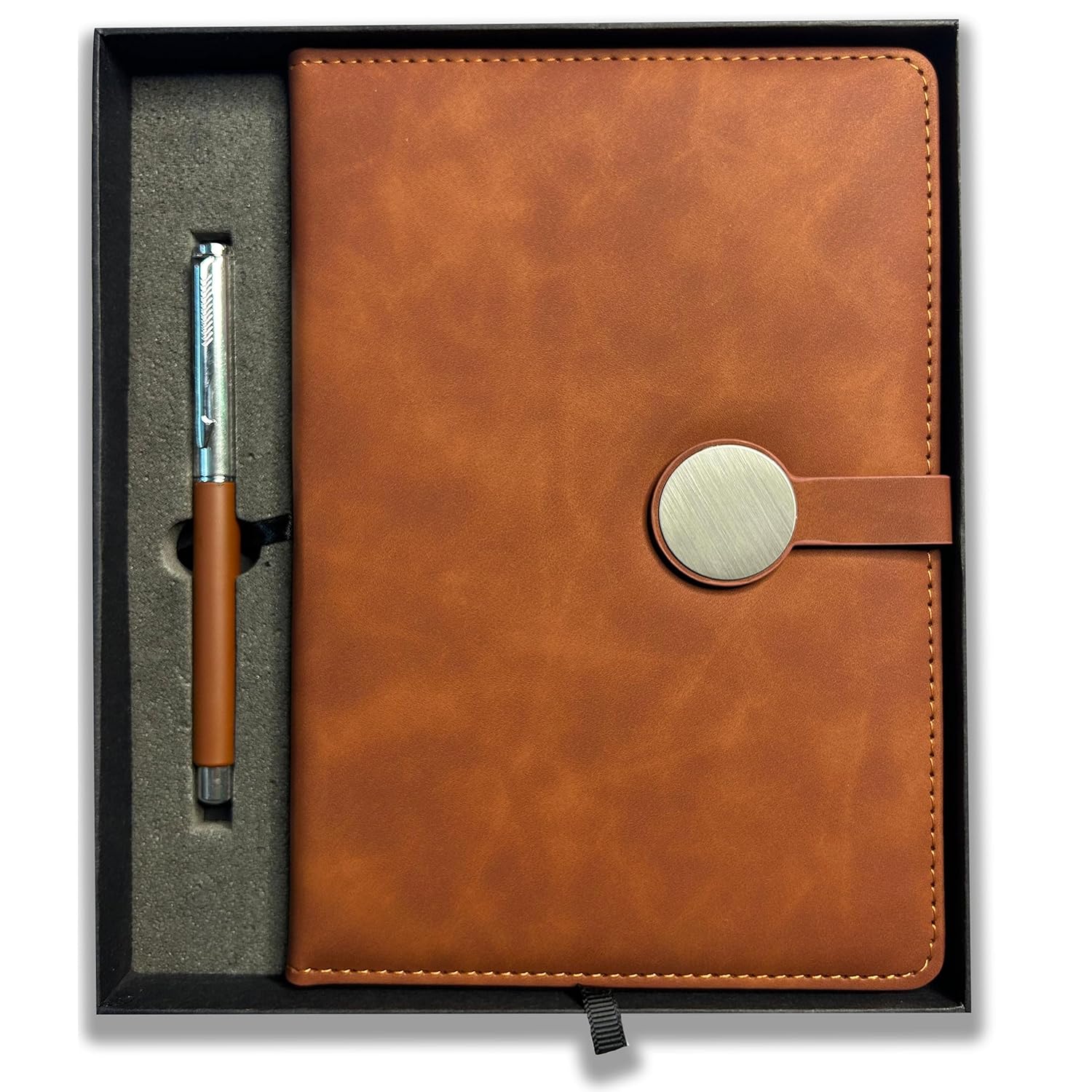 Extranet Gifting Personalized Leather Diary and Pen Gift set with Name ...