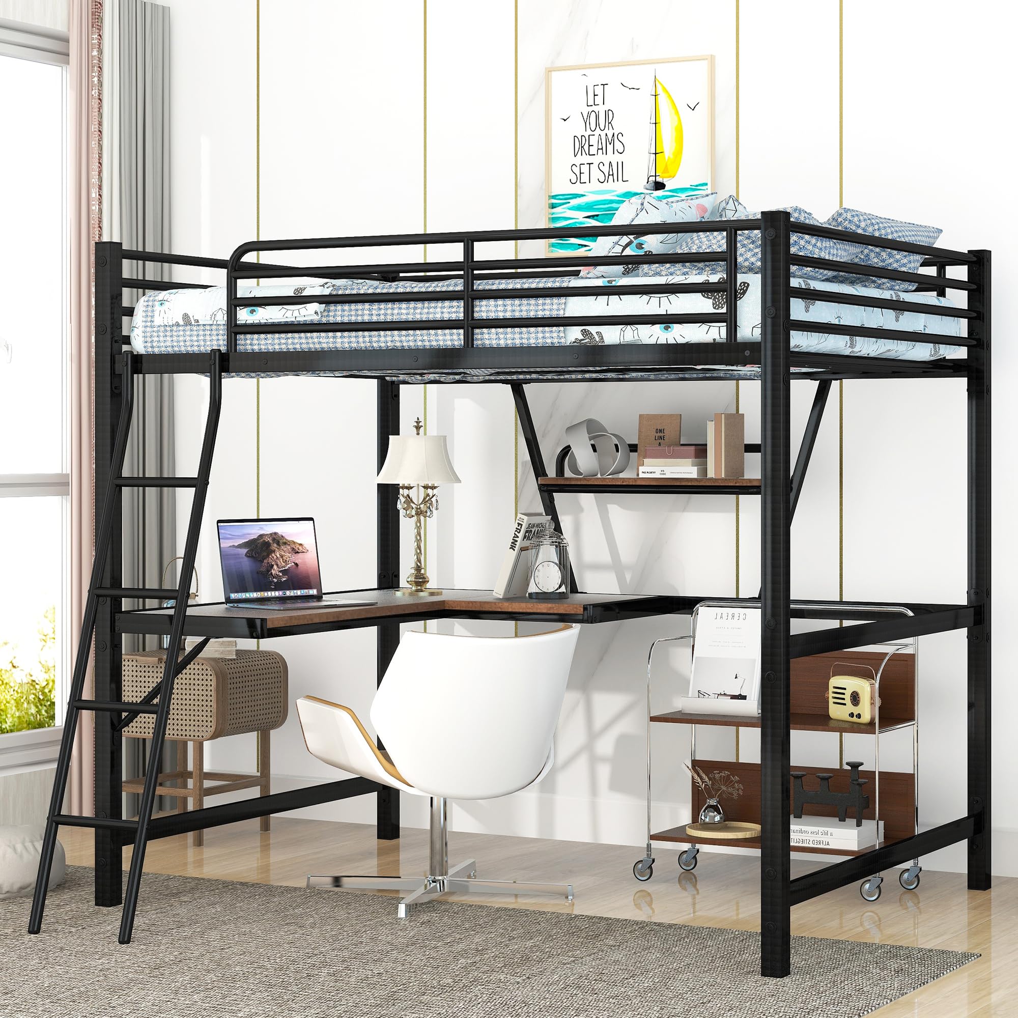 Snapklik.com : Full Size Loft Bed