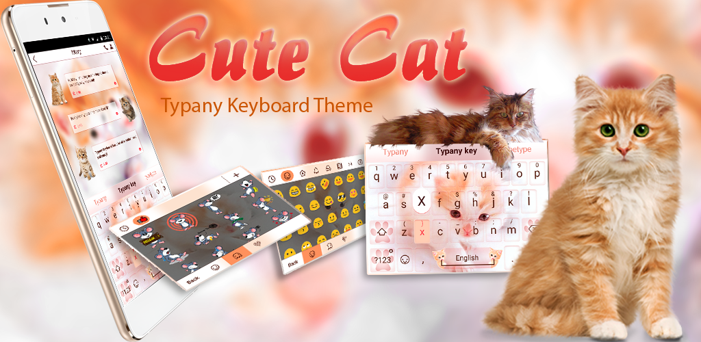 Cute Cat Theme&Emoji Keyboard - App on Amazon Appstore
