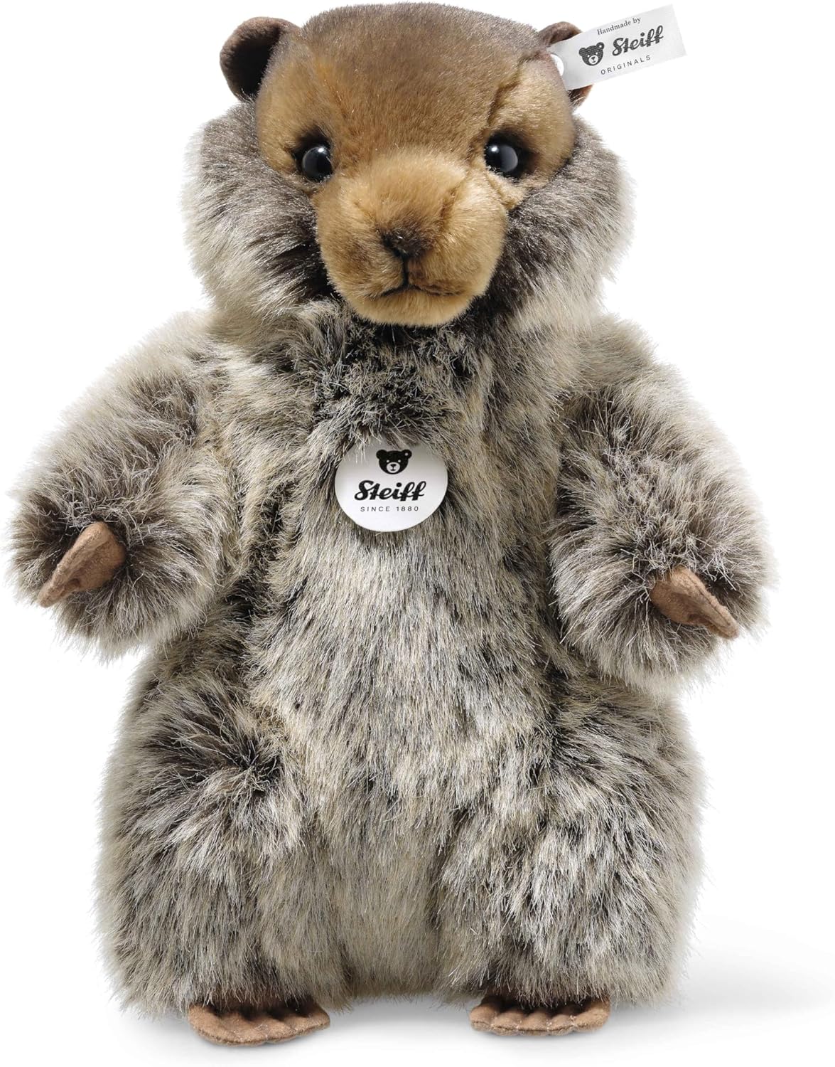 Amazon.com: Steiff Burri Marmot, Mottled Brown, 10" Plush : Toys & Games