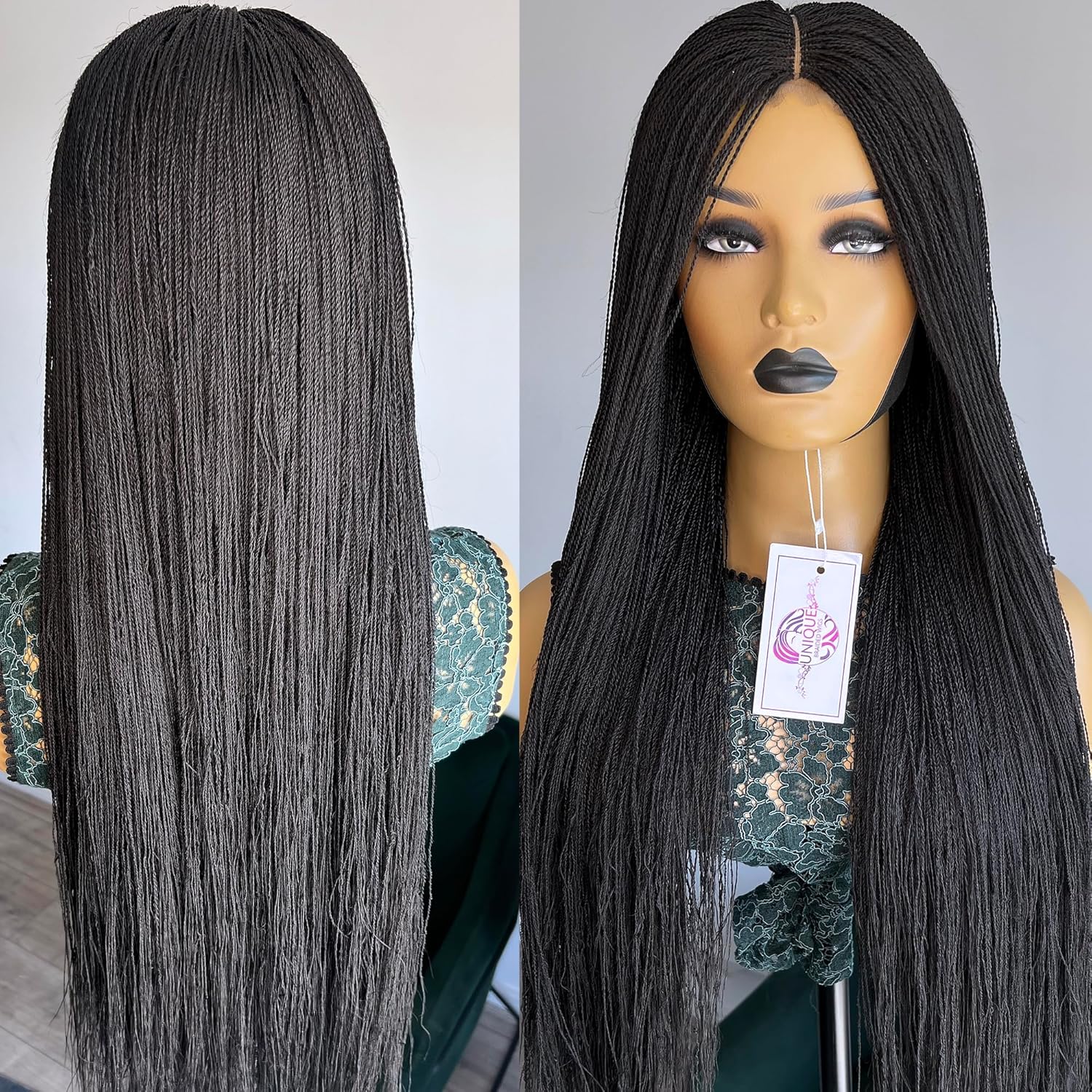 Amazon.com : UniqueBraidedWigs New Micro Needle Senegalese Twists ...