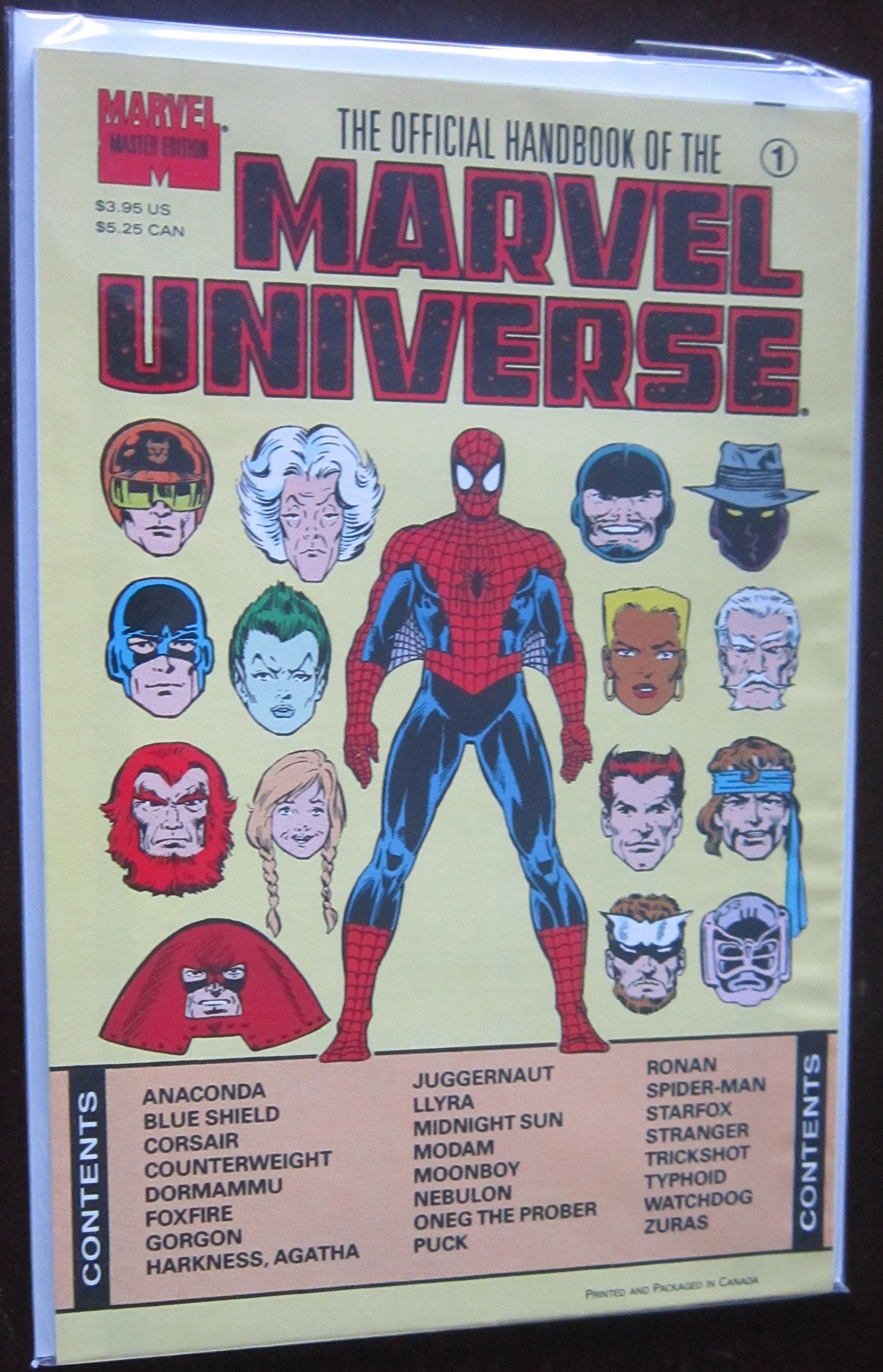 Amazon.com: Official Handbook of the Marvel Universe Master Edition #1 ...
