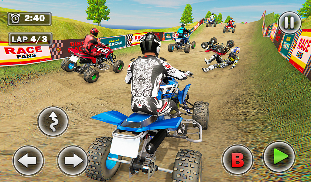 Dirt Track Racing Quad Bike ATV Hill Racing Games Free For Kids - App ...
