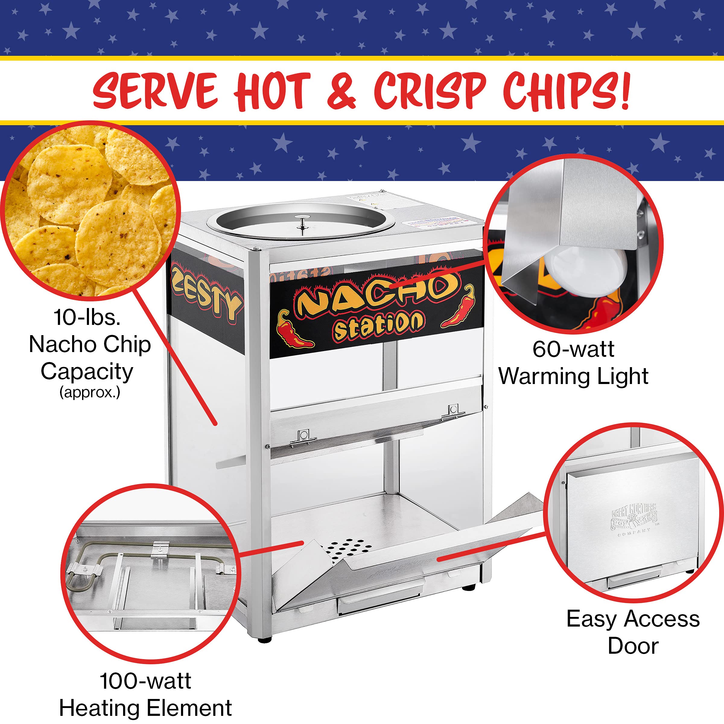 Snapklik.com : Great Northern Nacho Station Commercial Grade Nacho ...