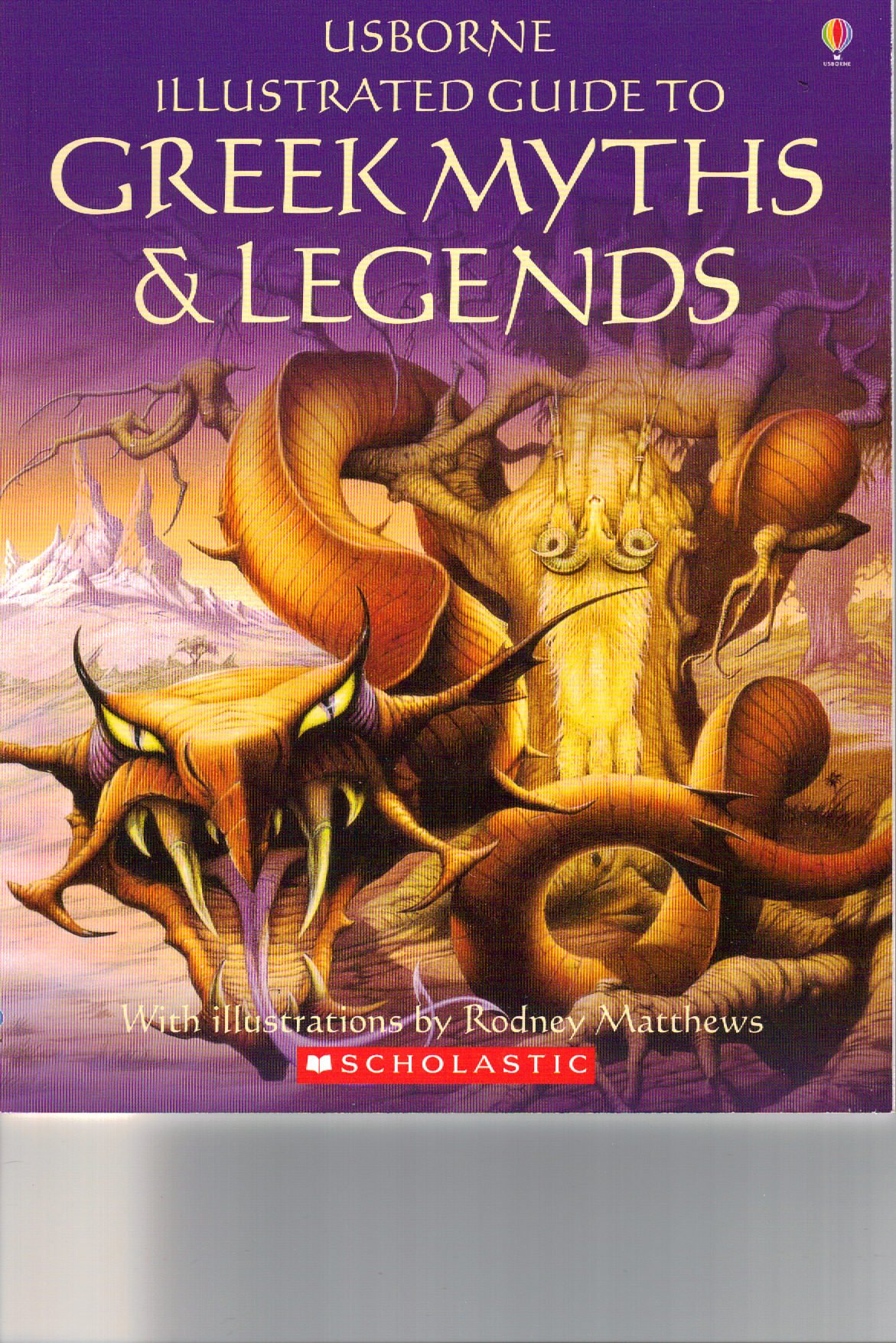 Usborne Illustrated Guide to Greek Myths and Legends: Cheryl Evans ...