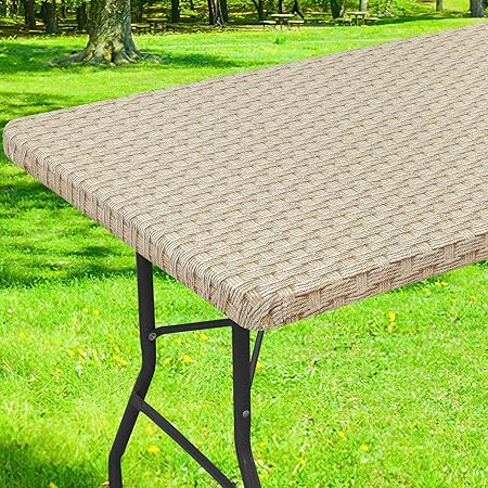 Smiry Mantel Rectangular para Picnic, Cubiertas de Mesa Respaldadas con ...