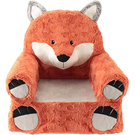 Amazon.com: Trend Lab Children's Plush Fox Character Chair, 18x17x13 ...