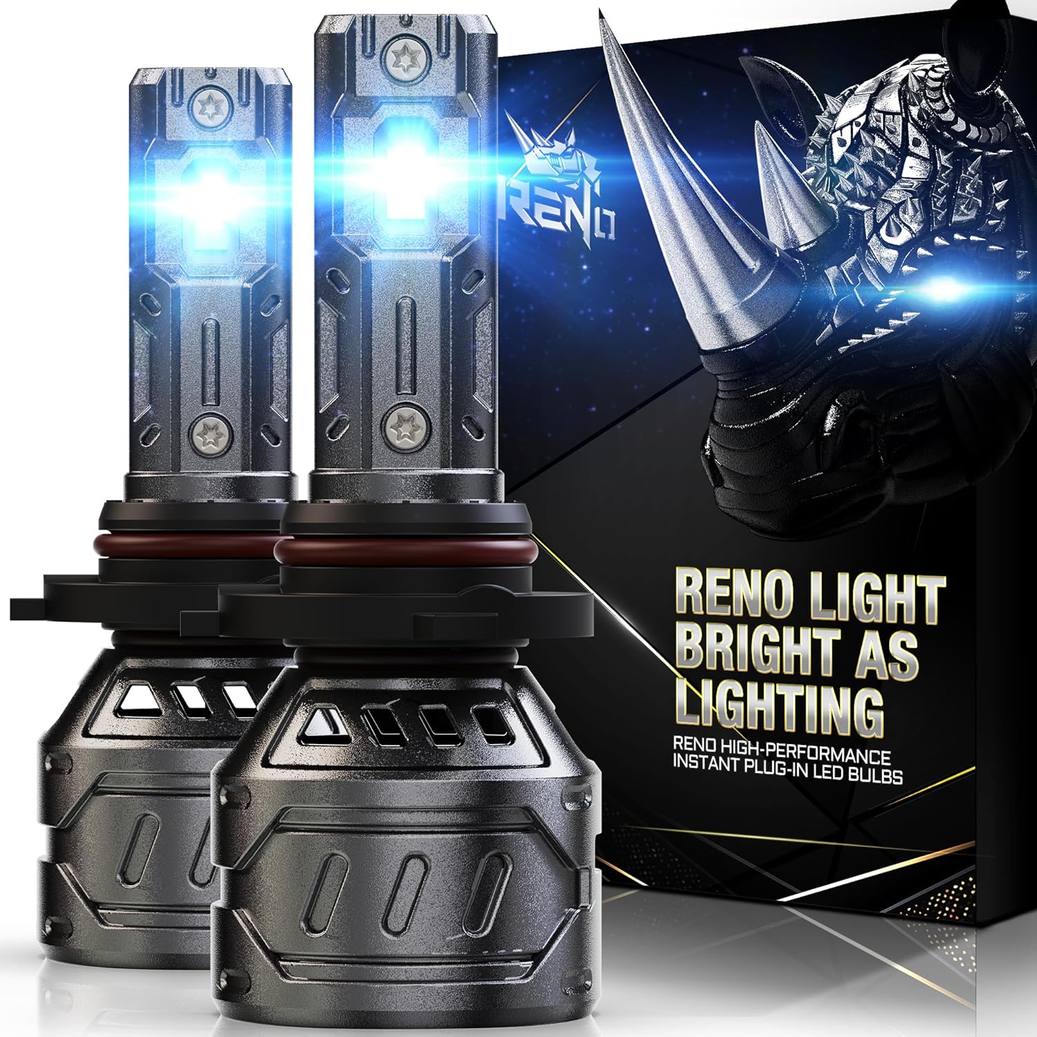 Amazon.com: RENO 9005 Fog Light Bulbs, HB3 9005 Led Bulb 16000 Lumens ...