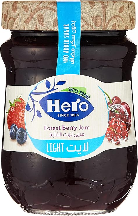 Hero Light Forest Berry Jam 320g: Buy Online at Best Price in UAE ...